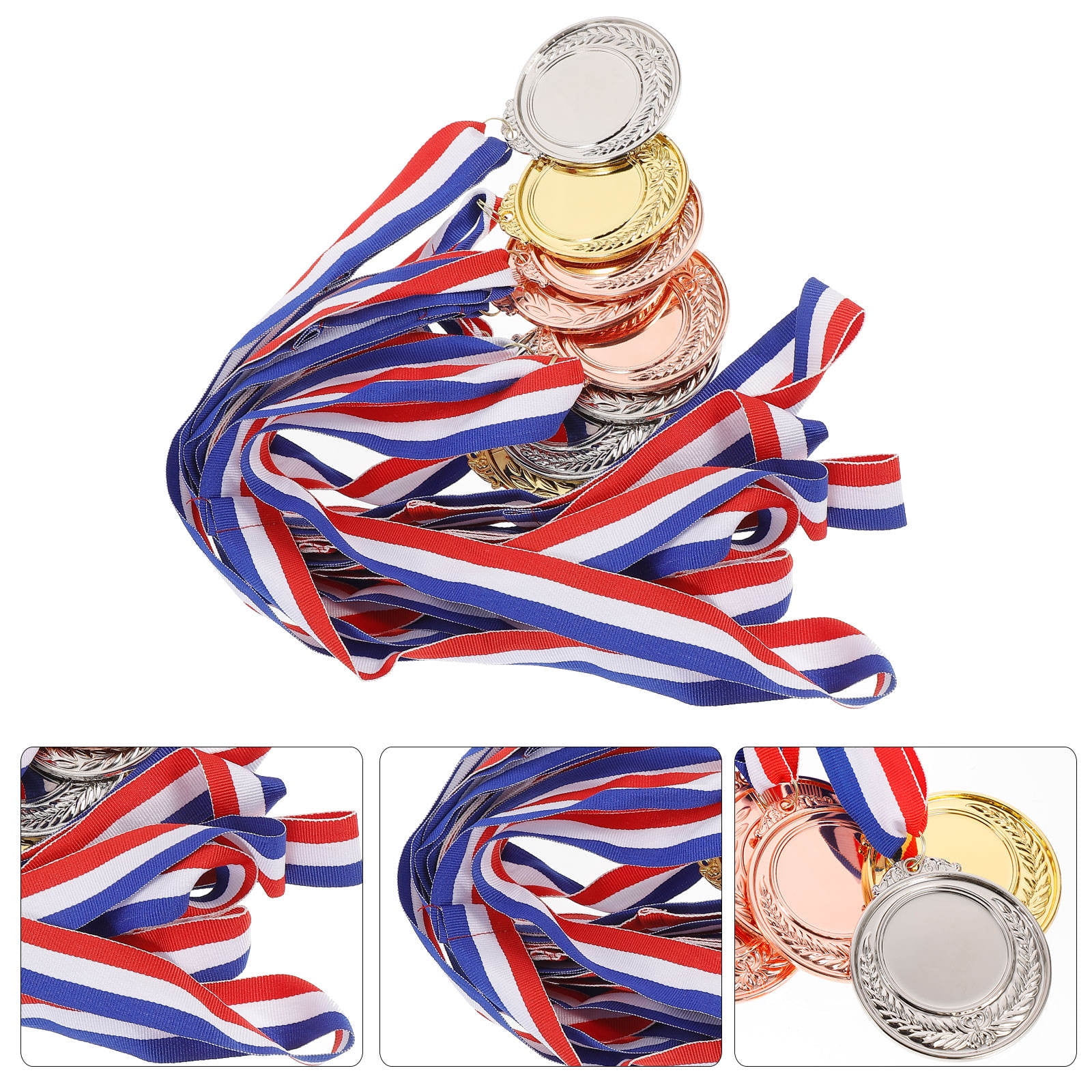 FRCOLOR 9 Pcs Silver Bronze Commemorative Medal Numbered Medals ...