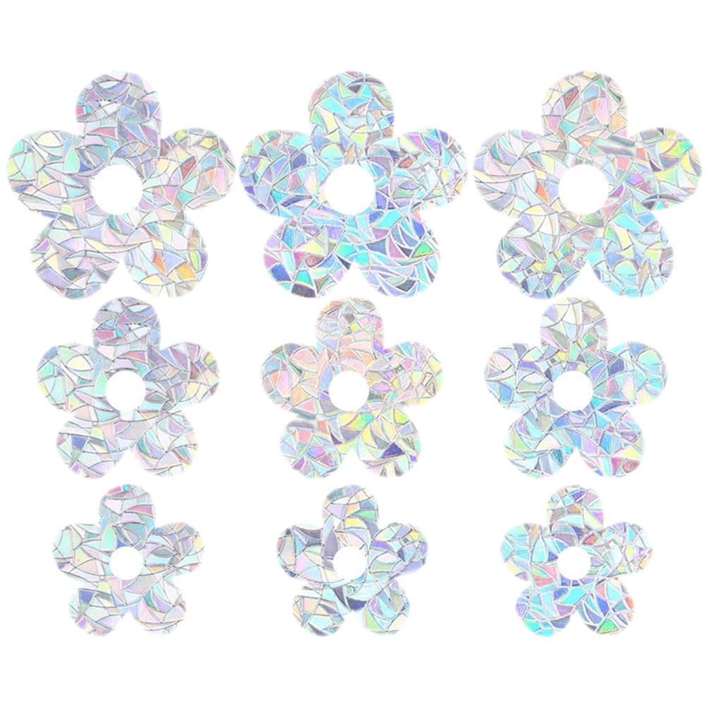 FRCOLOR 9 Pcs Window Small Flower Perfect Details Stickers Individual ...