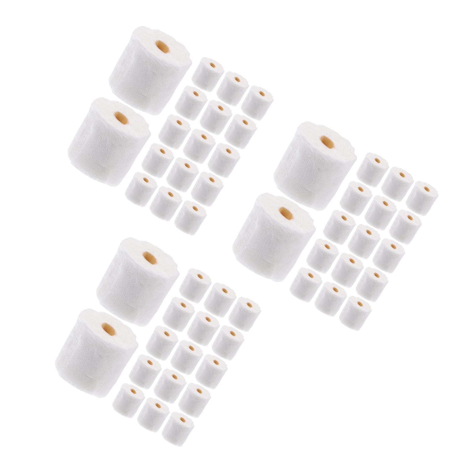 FRCOLOR 90 PCS Realistic Miniature Toilet Paper Mini Dollhouse Tissue ...