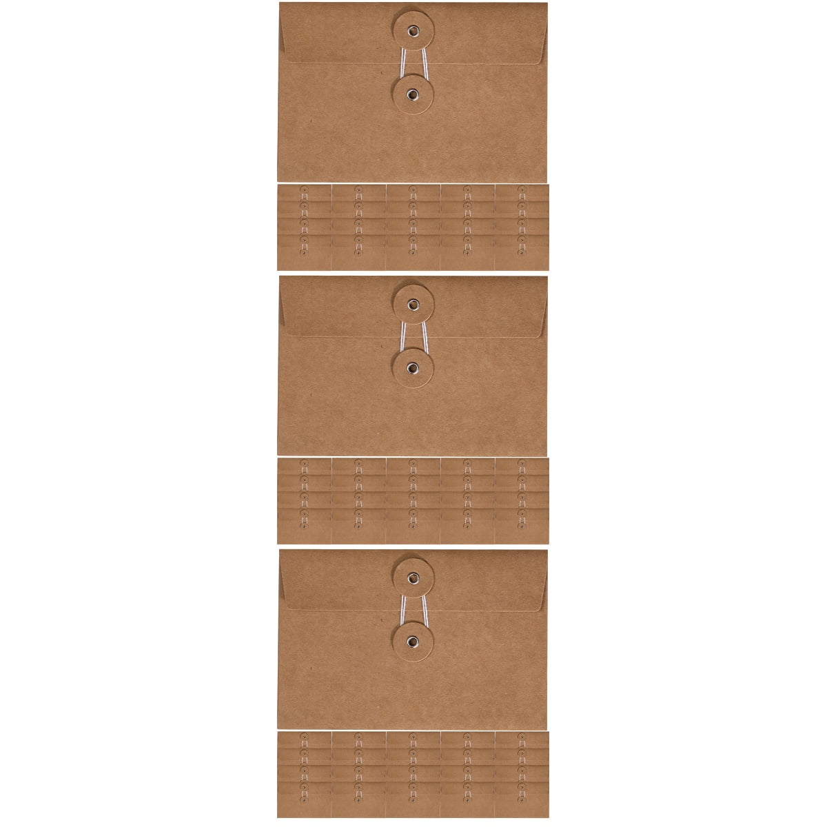 FRCOLOR 90 Pcs Kraft Paper Envelopes Greeting Cards Holders Vintage ...