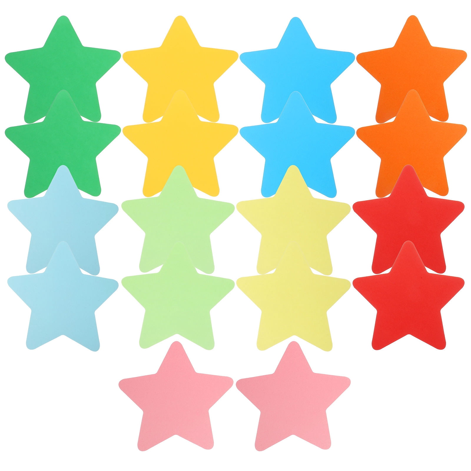 FRCOLOR 90 Sheets Star Die Cuts Classroom Colored Paper Decoration ...