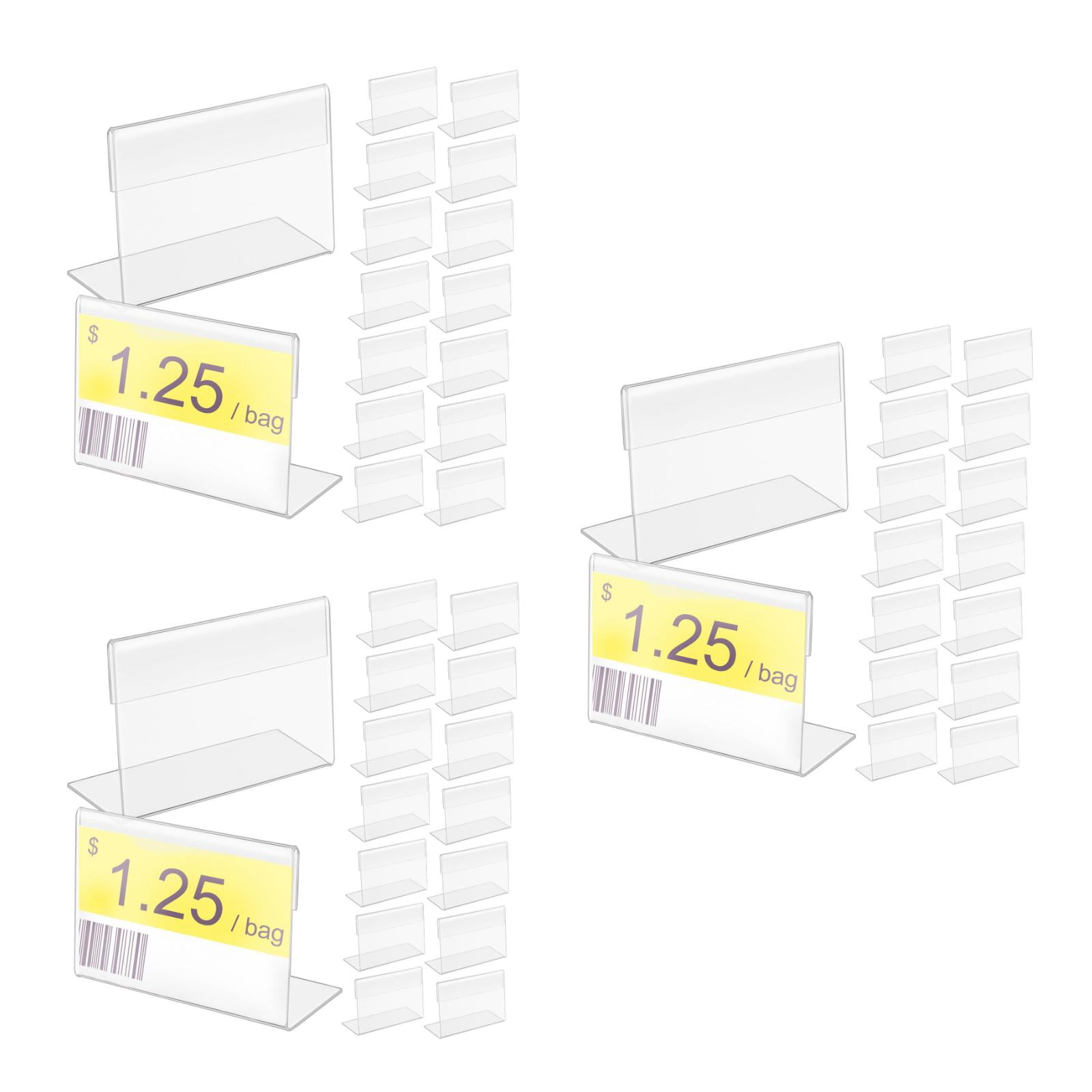 FRCOLOR 90 pcs Clear Display Stand Table Card Holders Wedding Table ...