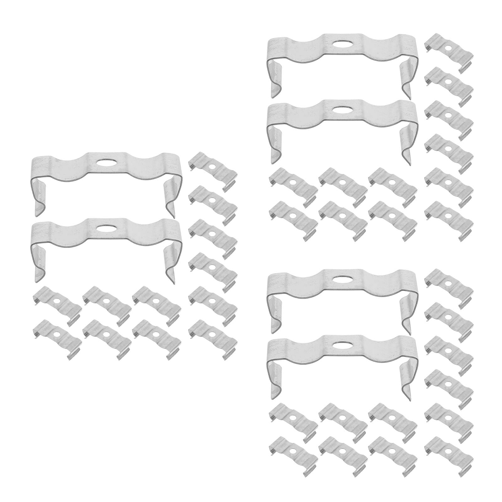 FRCOLOR 90 pcs Metal Clips for LED Tube Lights Led Light Tube Clips Led ...