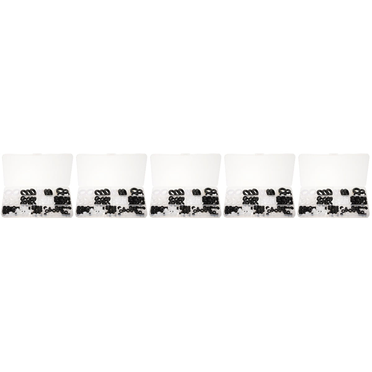 FRCOLOR 900 pcs Rubber Grommet Assortment Replacement Rubber Grommets ...