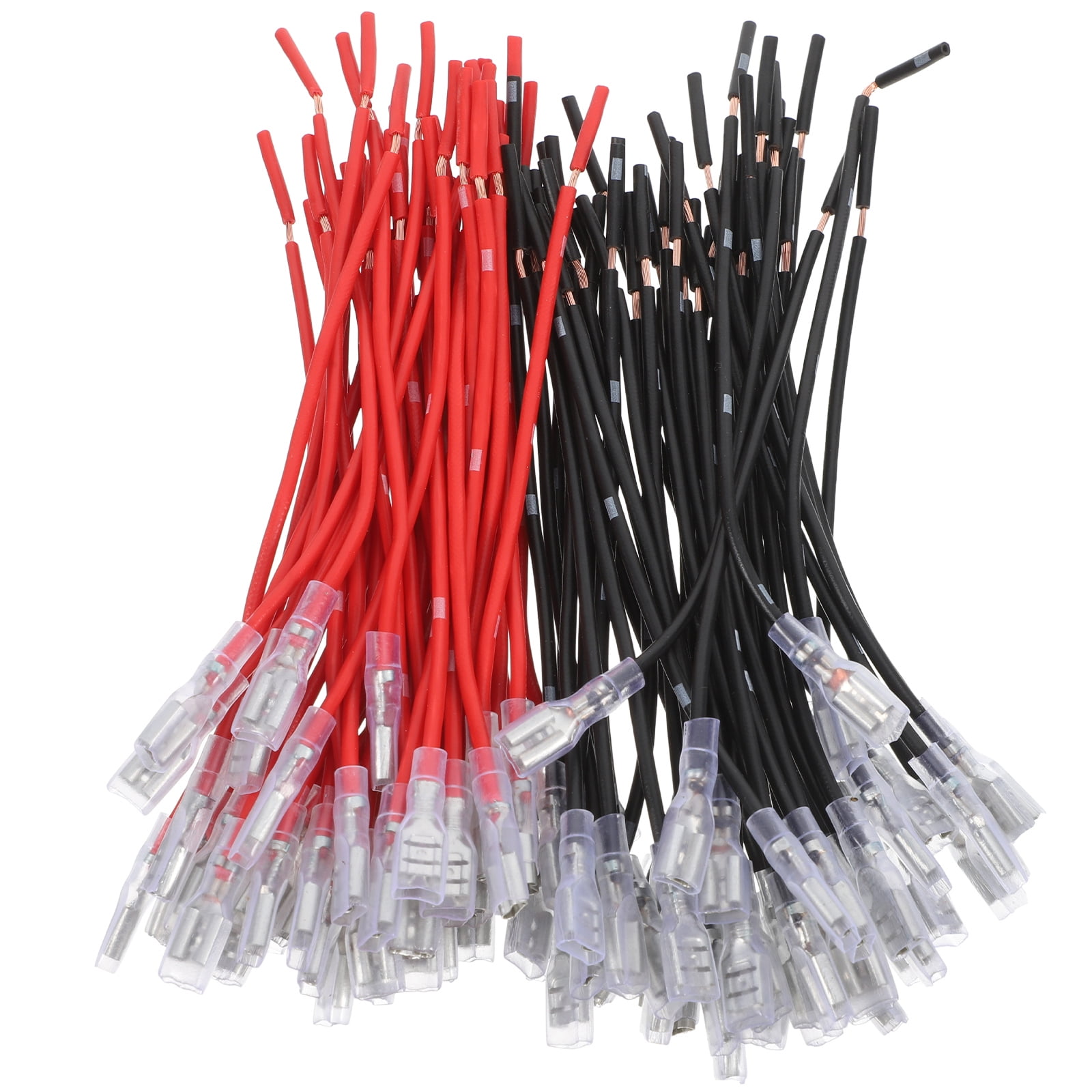 FRCOLOR 94pcs Female Spade Crimp Terminal With Sleeve Wire Assortment ...