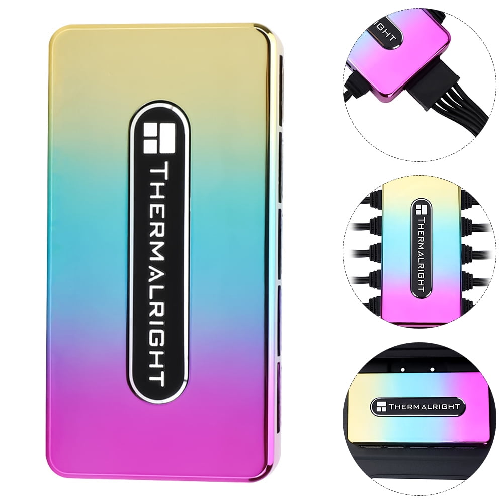 FRCOLOR ARGB Hub Multi-Port ARGB Hub Controller 10-port Computer ...