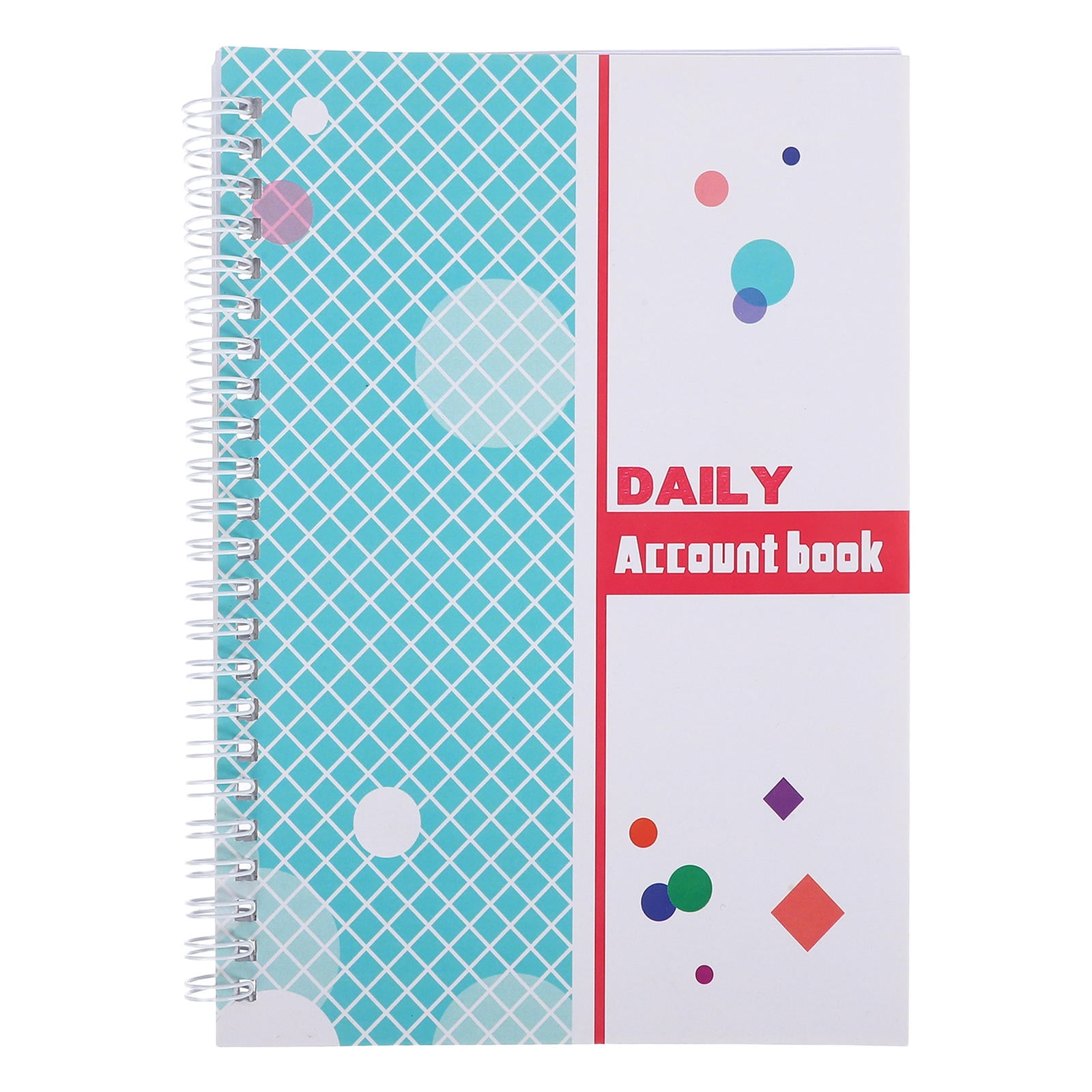 FRCOLOR Accounting Ledger Book Compact Financial Record Book with Coil ...