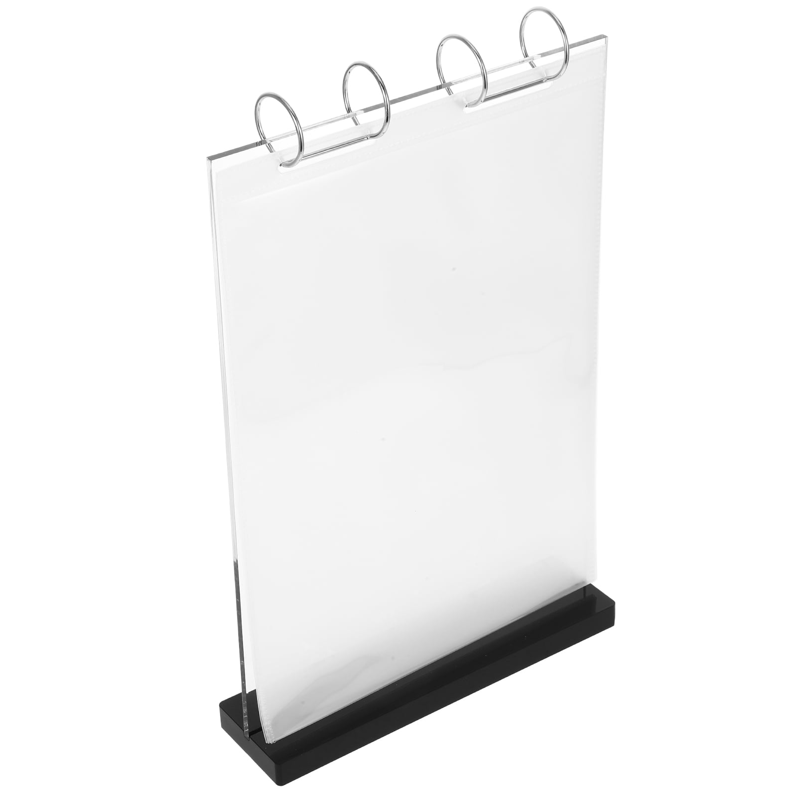 FRCOLOR Acrylic Blank Sign Tabletop Menu Stand Poster Display Stand ...