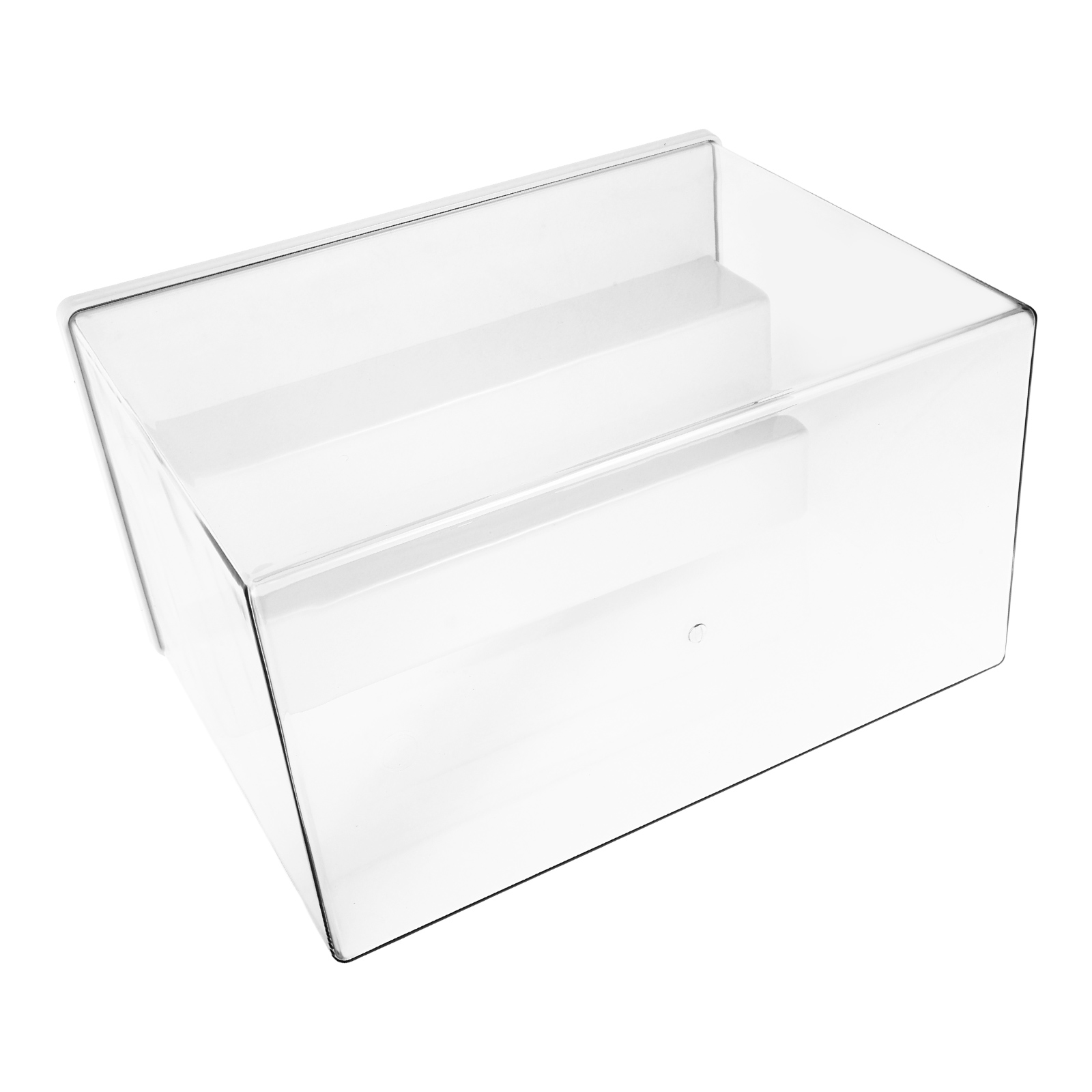 FRCOLOR Acrylic Display Case Clear 2 Layer Desktop Storage Box Cabinet ...