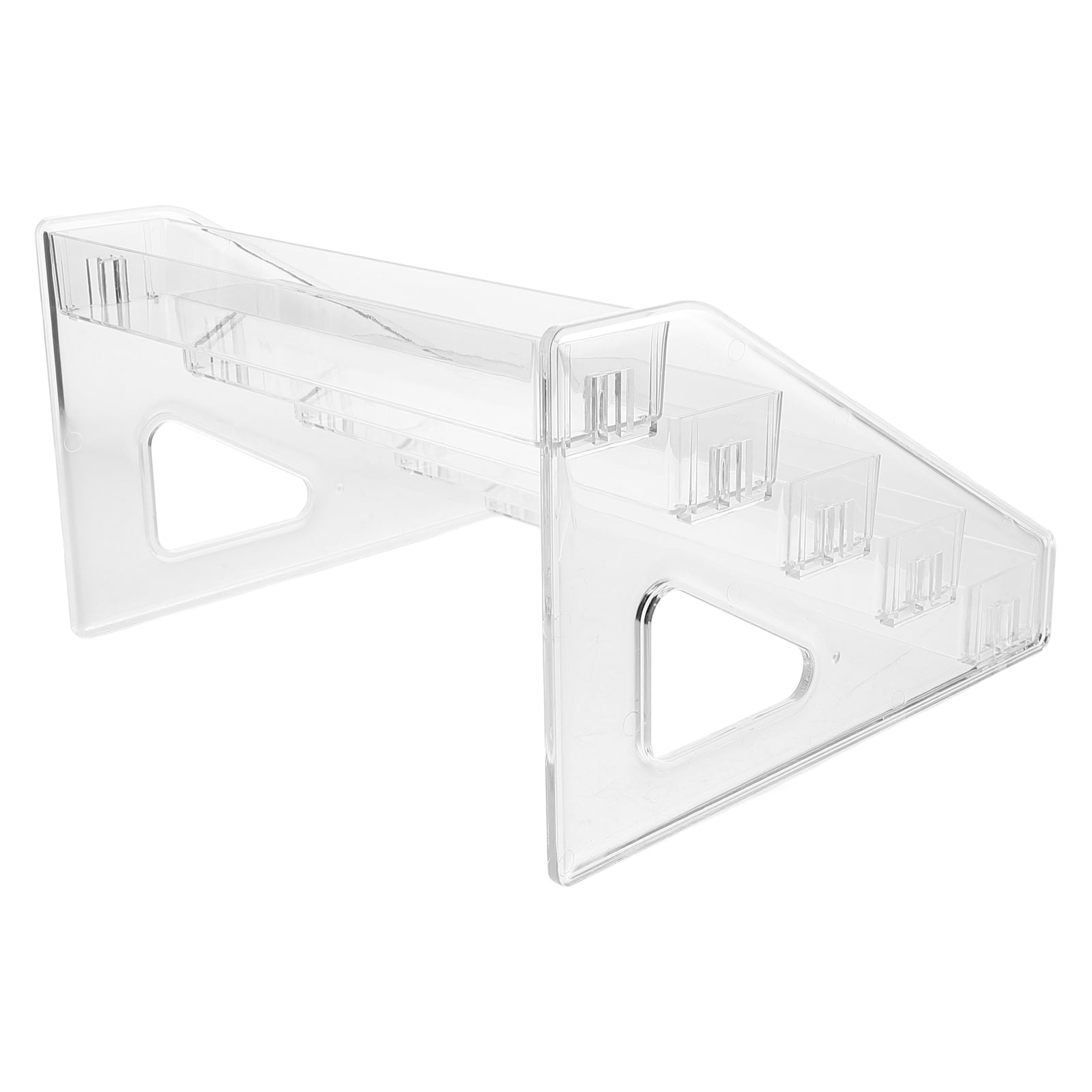 FRCOLOR Acrylic Display Counter Clear Acrylic Display Pedestal with 5 ...
