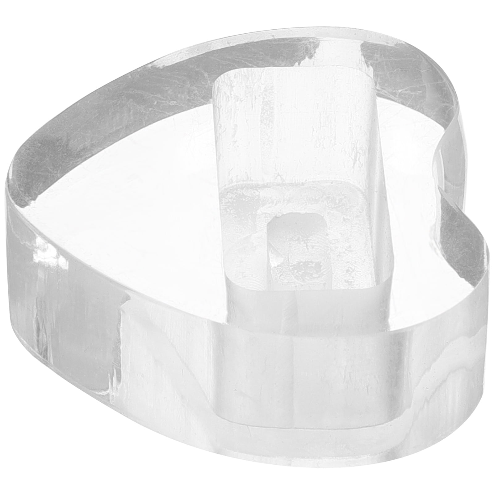 Durable Acrylic Kazoo Display Stand for Table Showcase Heart Shaped ...