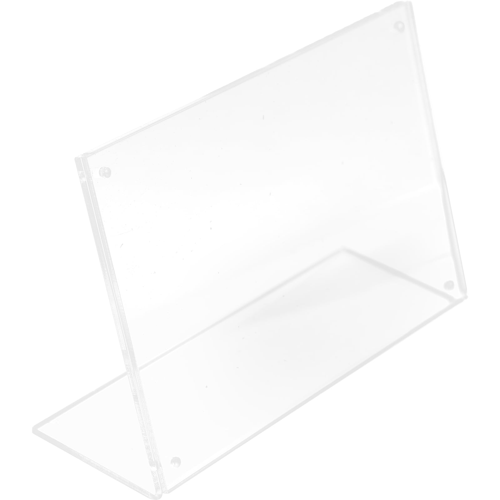 WASHWEPE Marketing Sign Stand Tabletop Display Transparent Acrylic ...