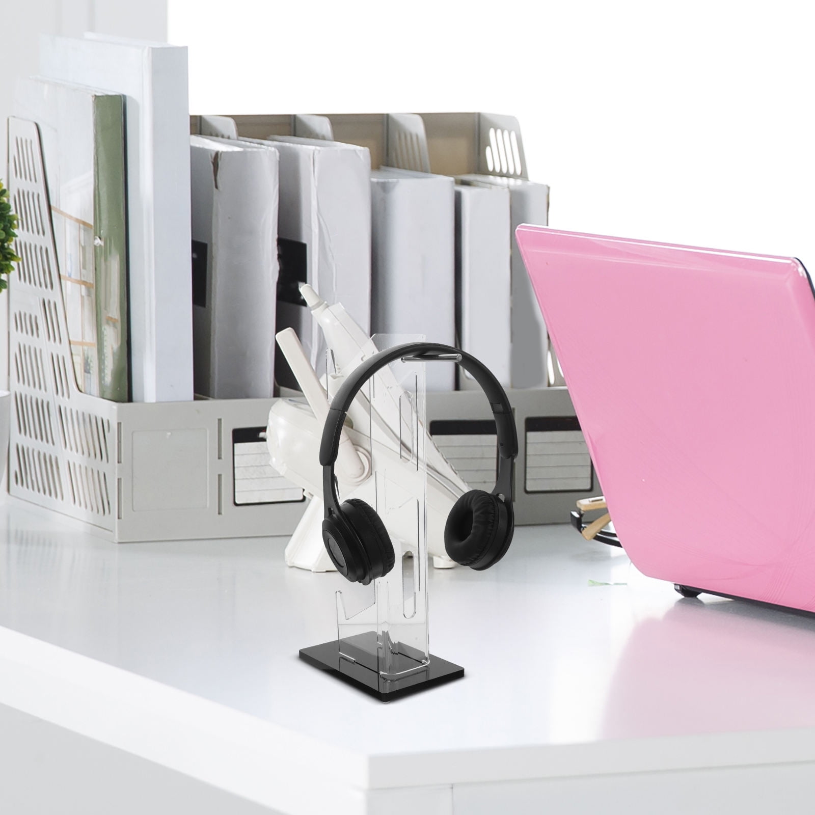 FRCOLOR Acrylic Game Controller Holders 3 Tier Headset Stand For Gaming ...