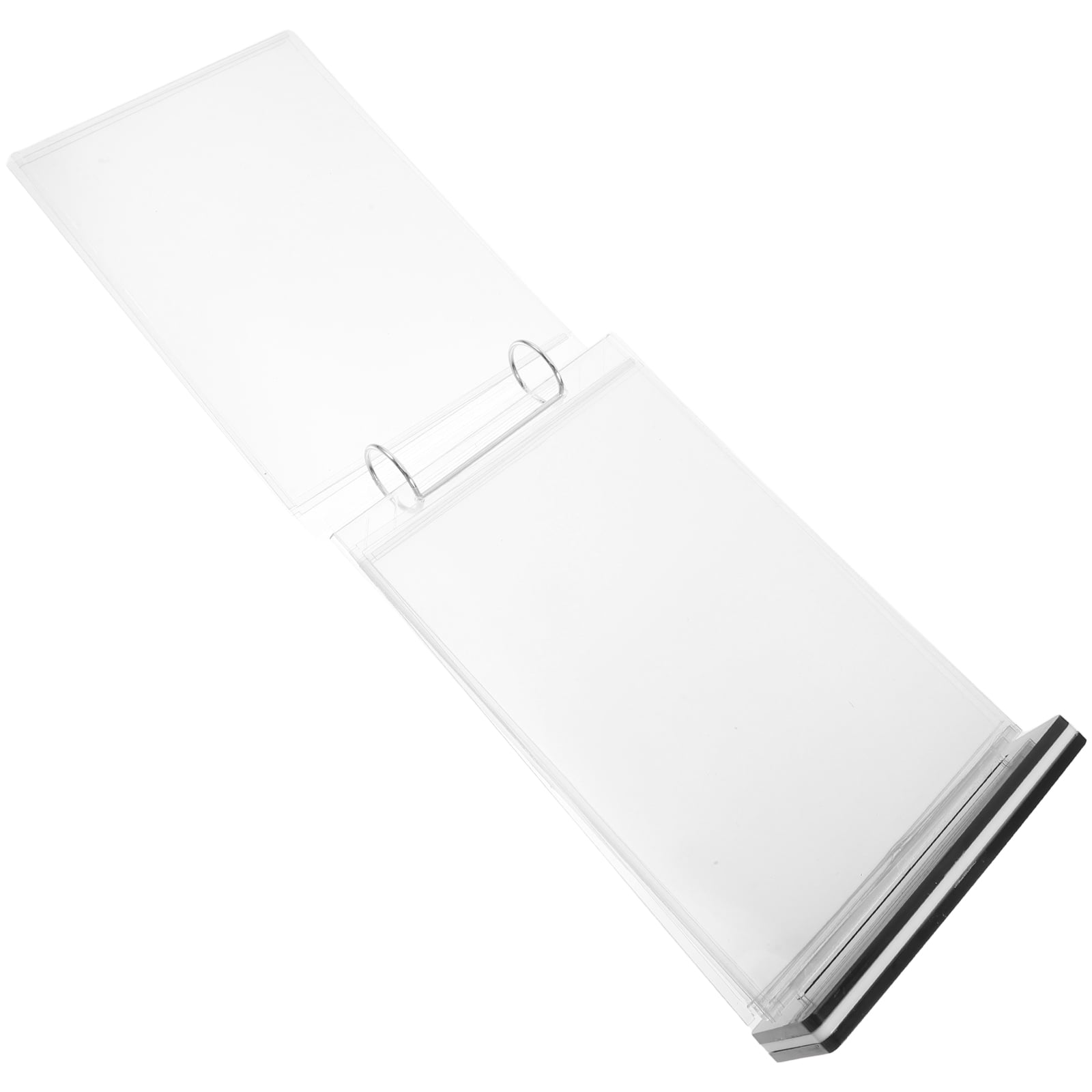 FRCOLOR Acrylic Multi Page Flip Display Card Label Display Stand ...