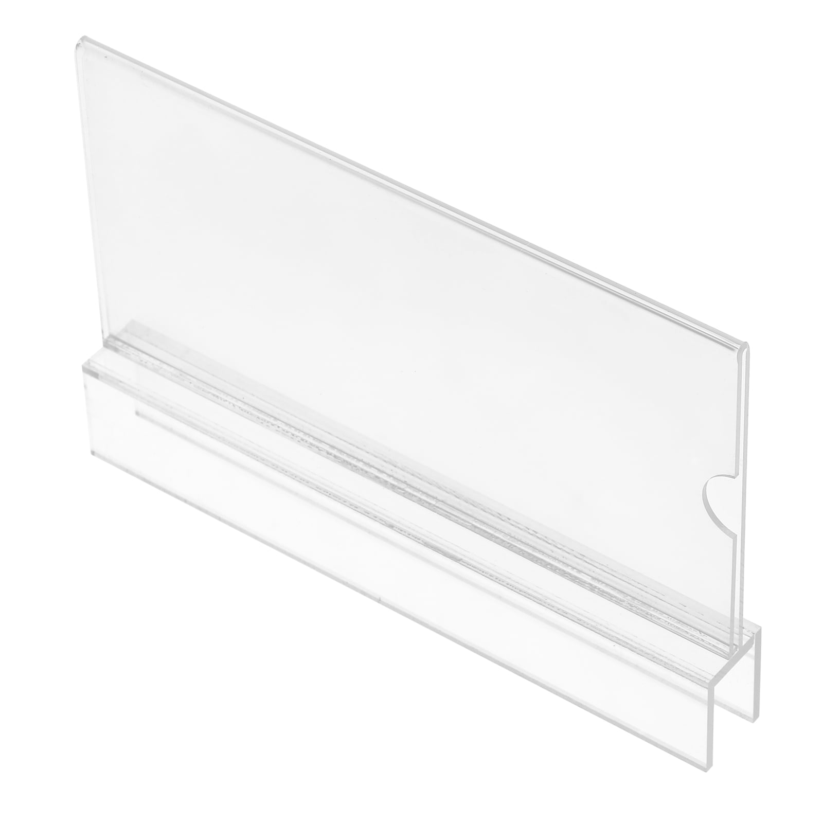 FRCOLOR Acrylic Name Plate Holder for Office Desk Clear Card Displaying ...