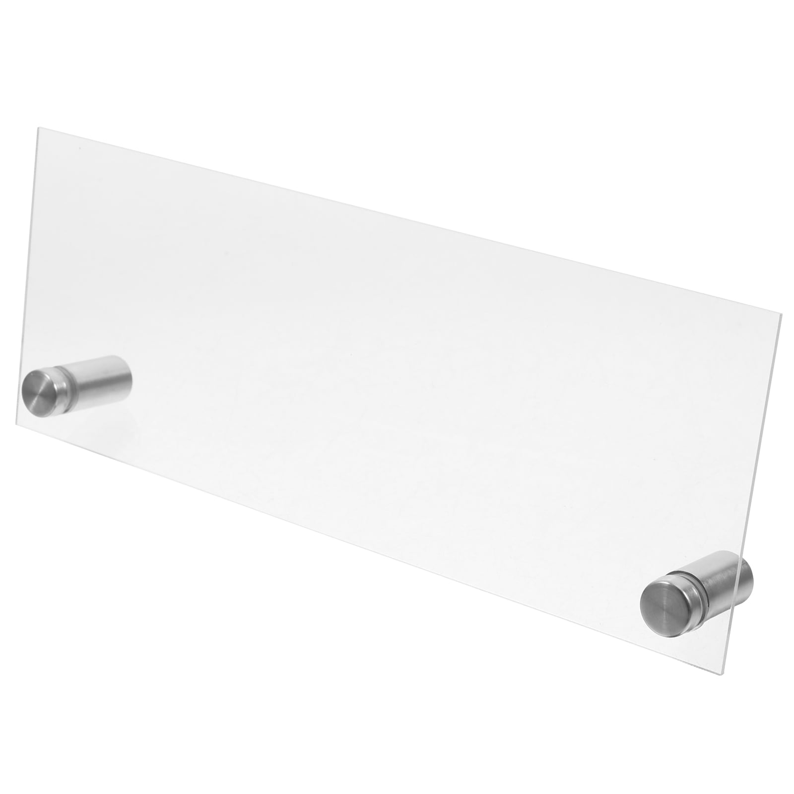 WASHWEPE Acrylic Nameplate Transparent 1Pack 7.9X3.0X0.1In - Walmart.com
