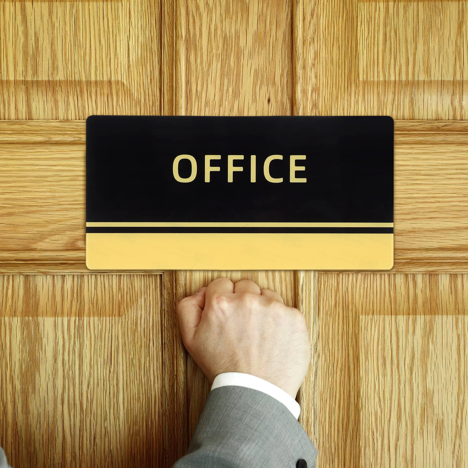 FRCOLOR Acrylic Office Sign for Wall and Door - Easy to Clean and ...