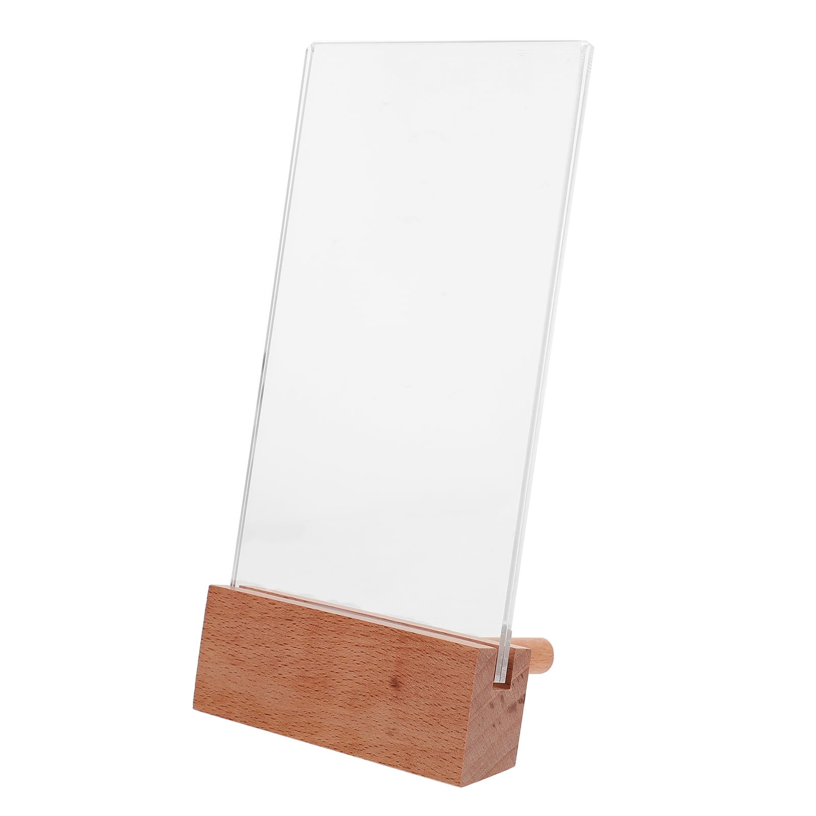 FRCOLOR Acrylic Sign Holder Certificate Display Stand Tabletop Diploma ...