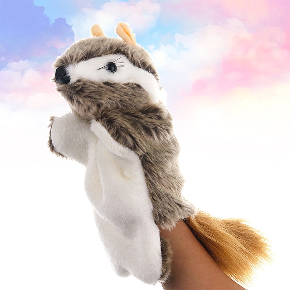 FRCOLOR Adorable Cartoon Animal Hand Puppet for Kids Playing with Plush ...