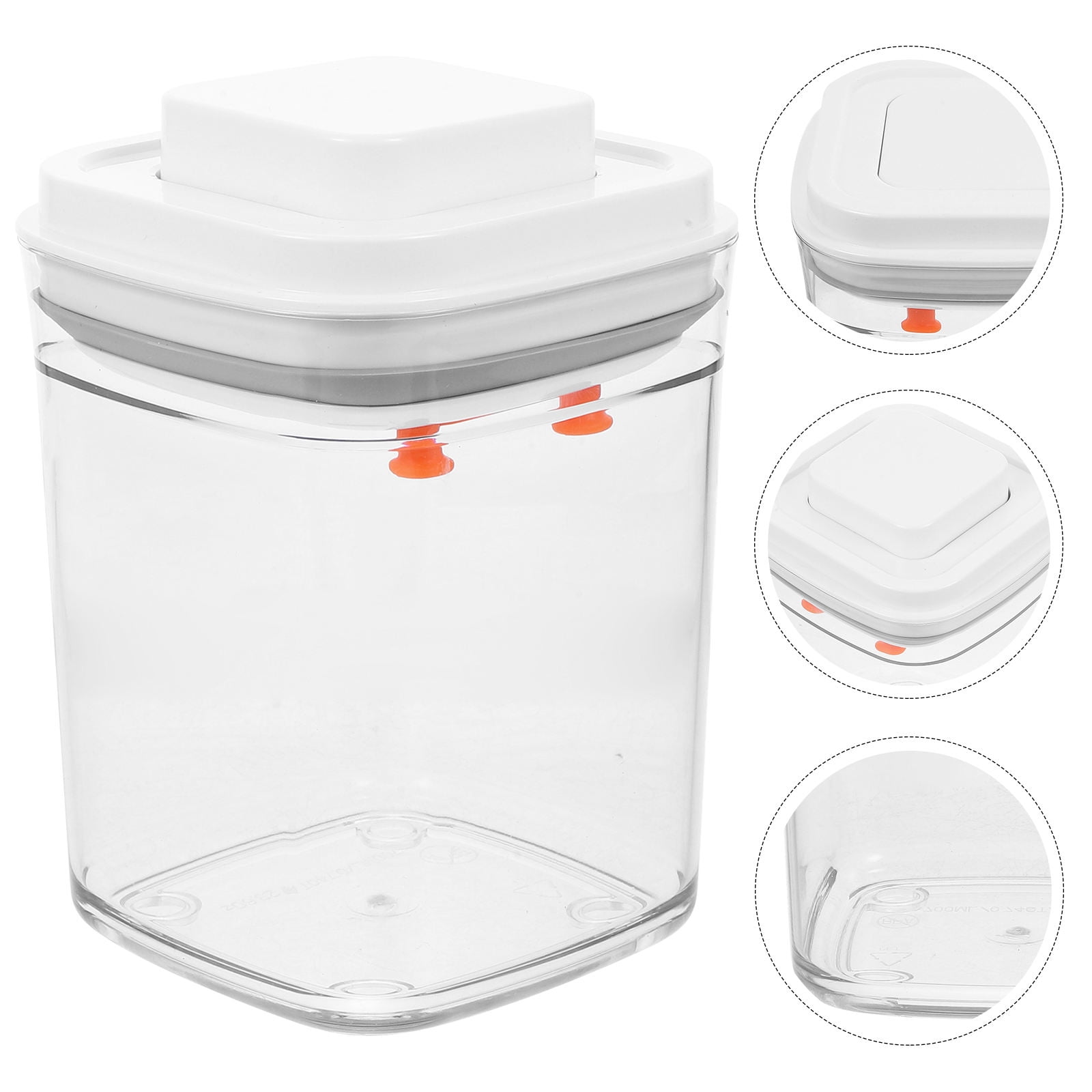 FRCOLOR Airtight Transparent Food Storage Container for Coffee Beans ...