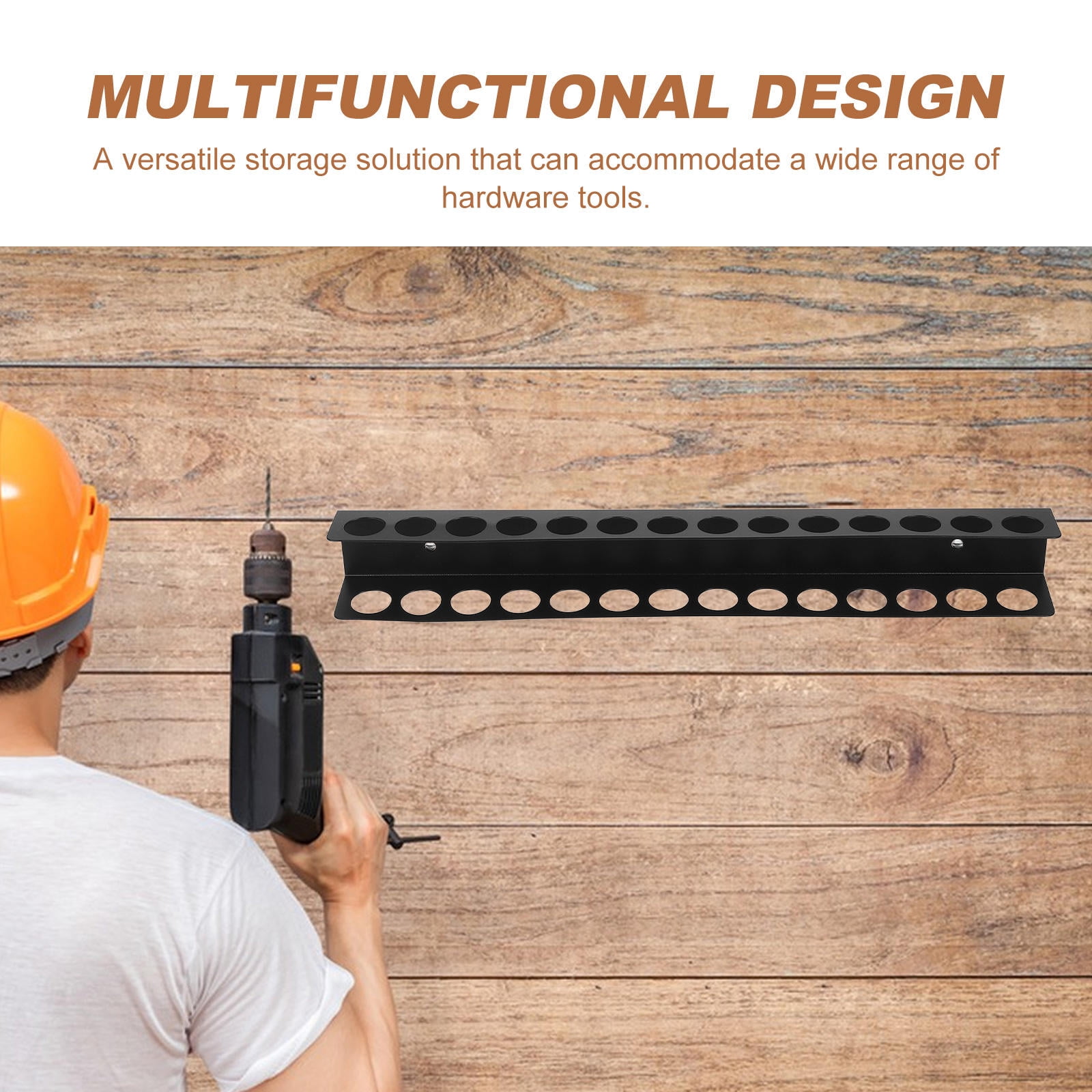 FRCOLOR All-Mounted Tool Storage Rack Iron Organizer For Garage Power ...