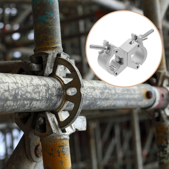 FRCOLOR Aluminum Alloy Double Ring Clamp 360 Degree Rotating Dj Light ...