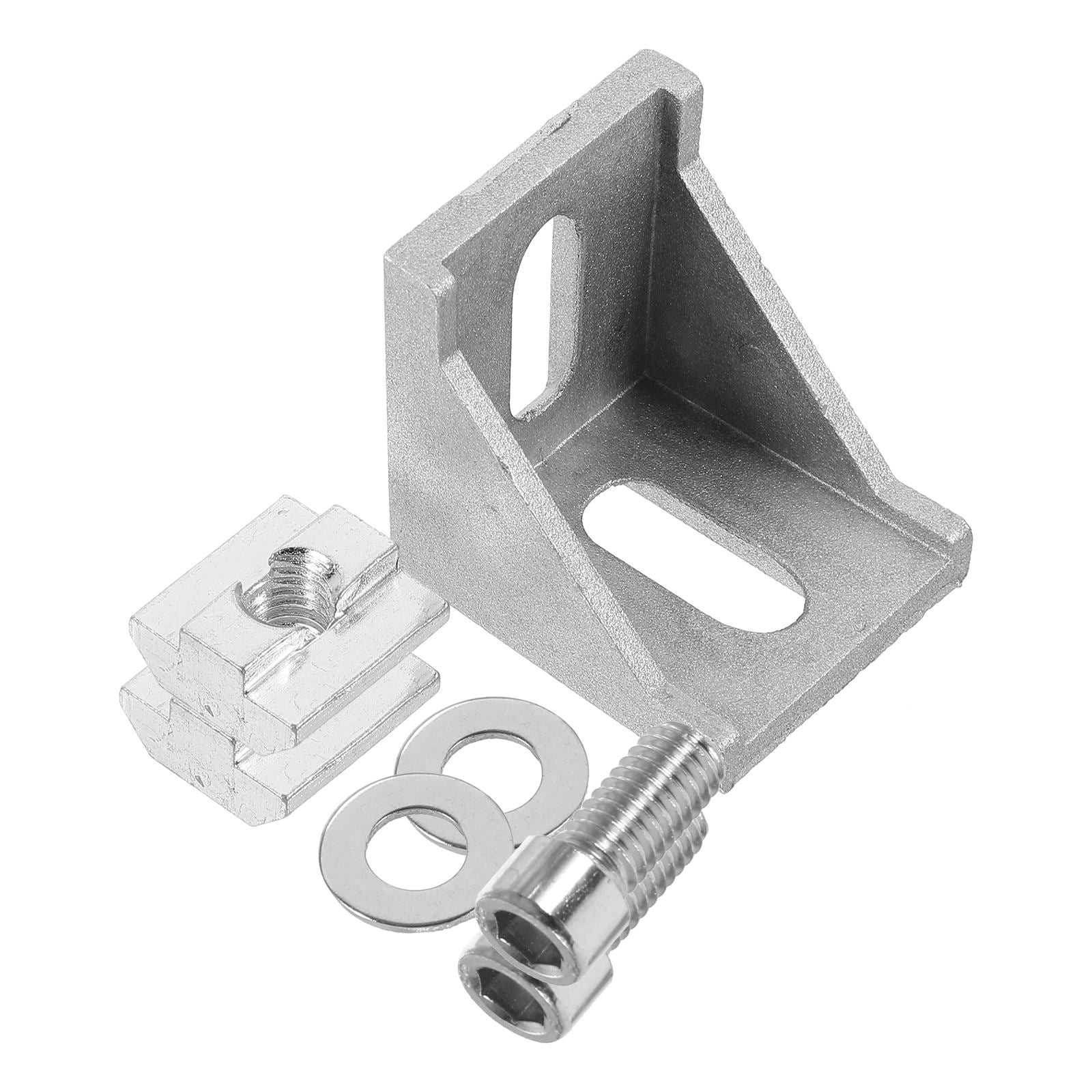 FRCOLOR Aluminum Extrusion Hardware Corner Profile Angle Bracket ...