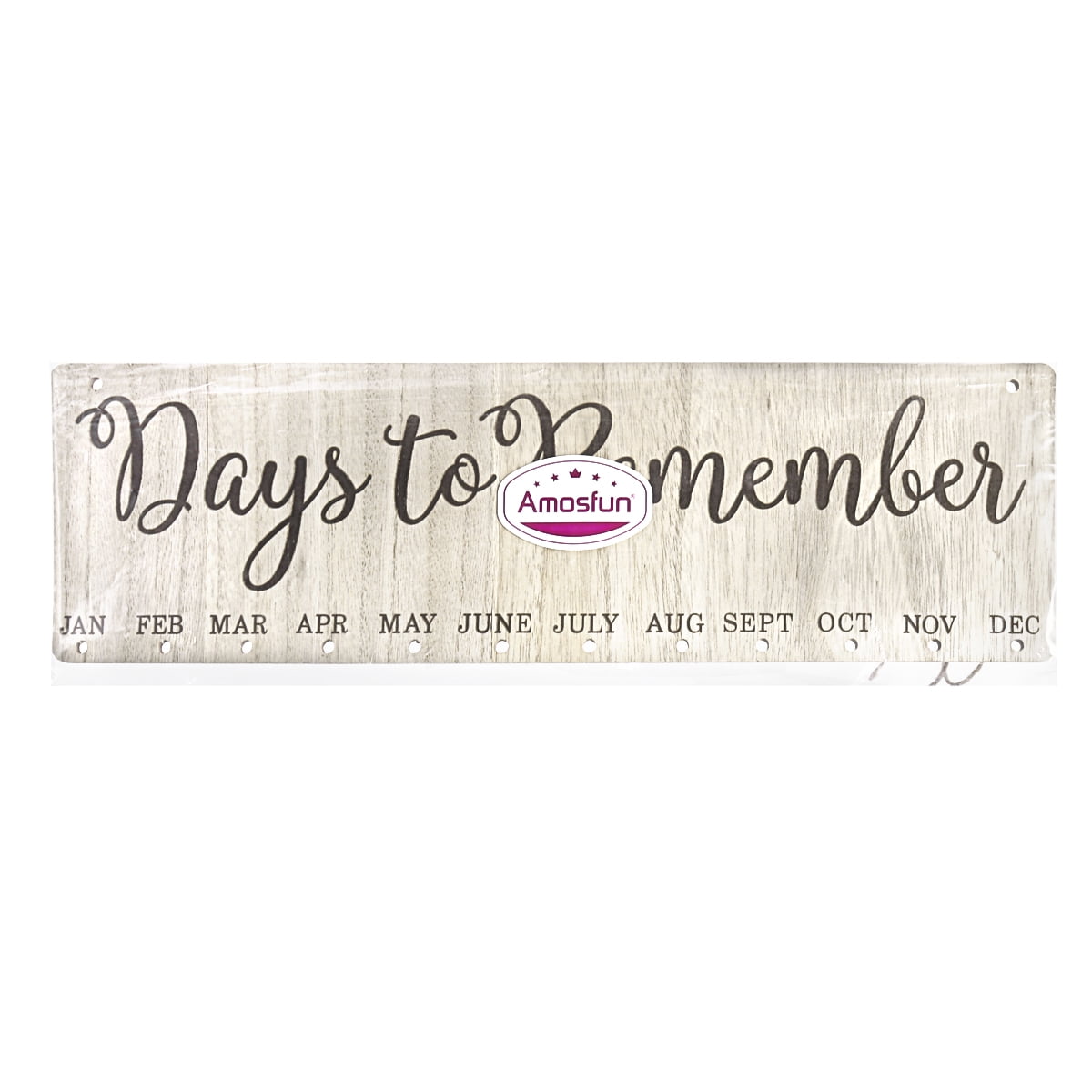FRCOLOR Amosfun Days to Remember Reminder Board DIY Plastic Calendar ...
