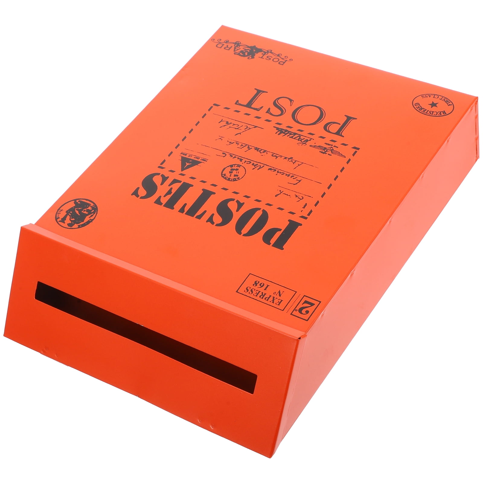 FRCOLOR Antique Letter Box Wall Mount Mailbox Outdoor Letter Box ...