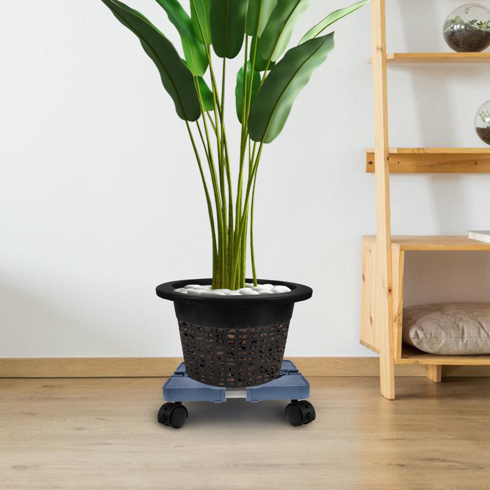 FRCOLOR Appliance Dolly with 4 Wheels Mini Fridge Stand Adjustable ...