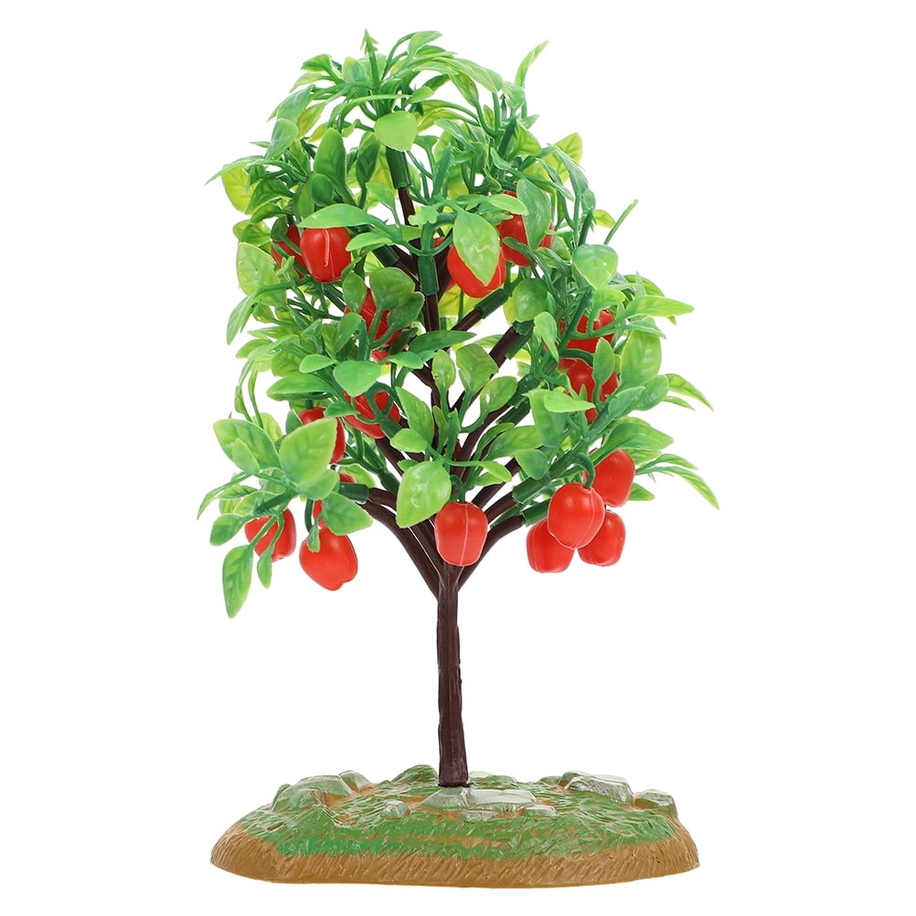 FRCOLOR Artificial Apples Tree for Miniature Scenery Ideal for ...