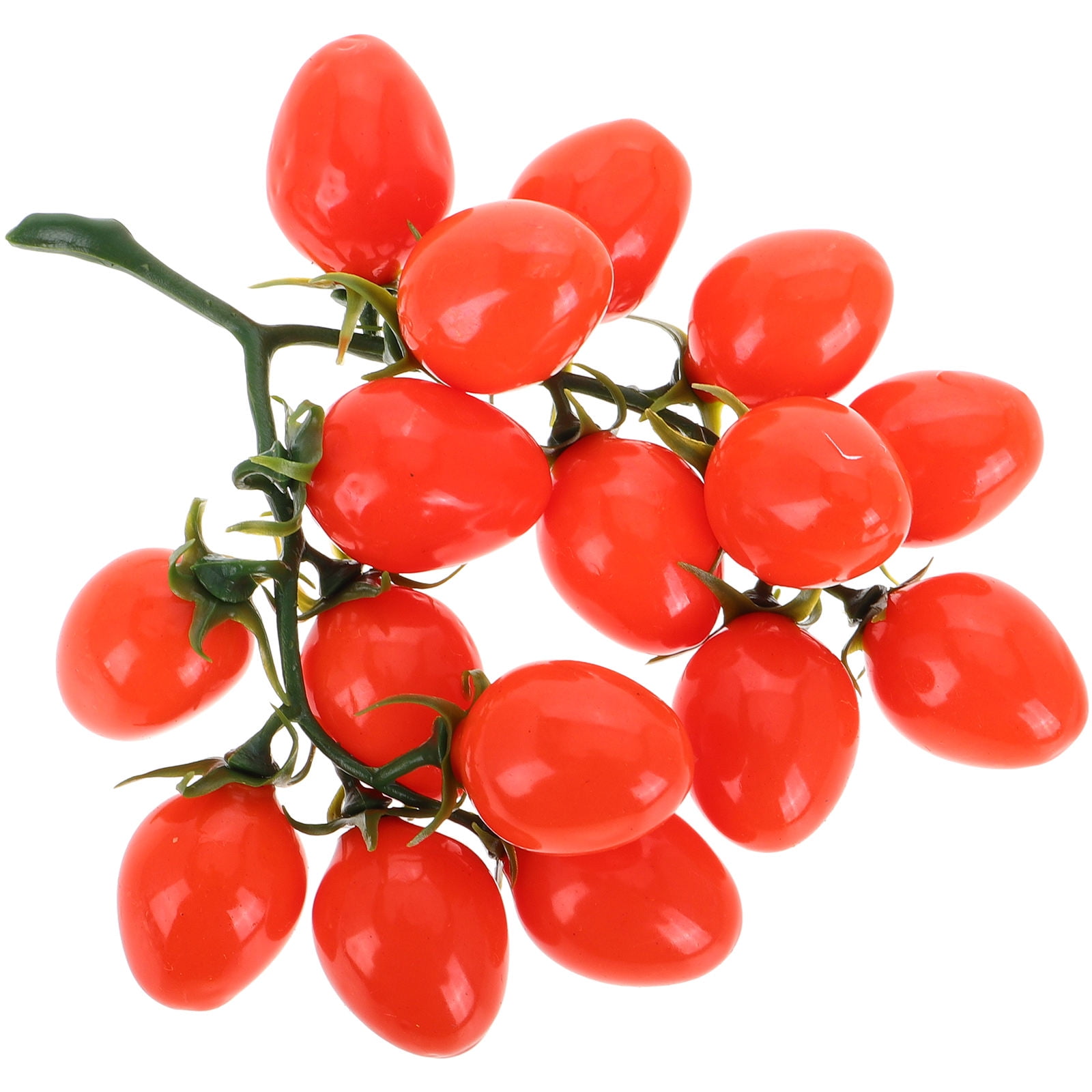 FRCOLOR Artificial Cherry Tomatoes for Decoration Red Plastic Lifelike ...