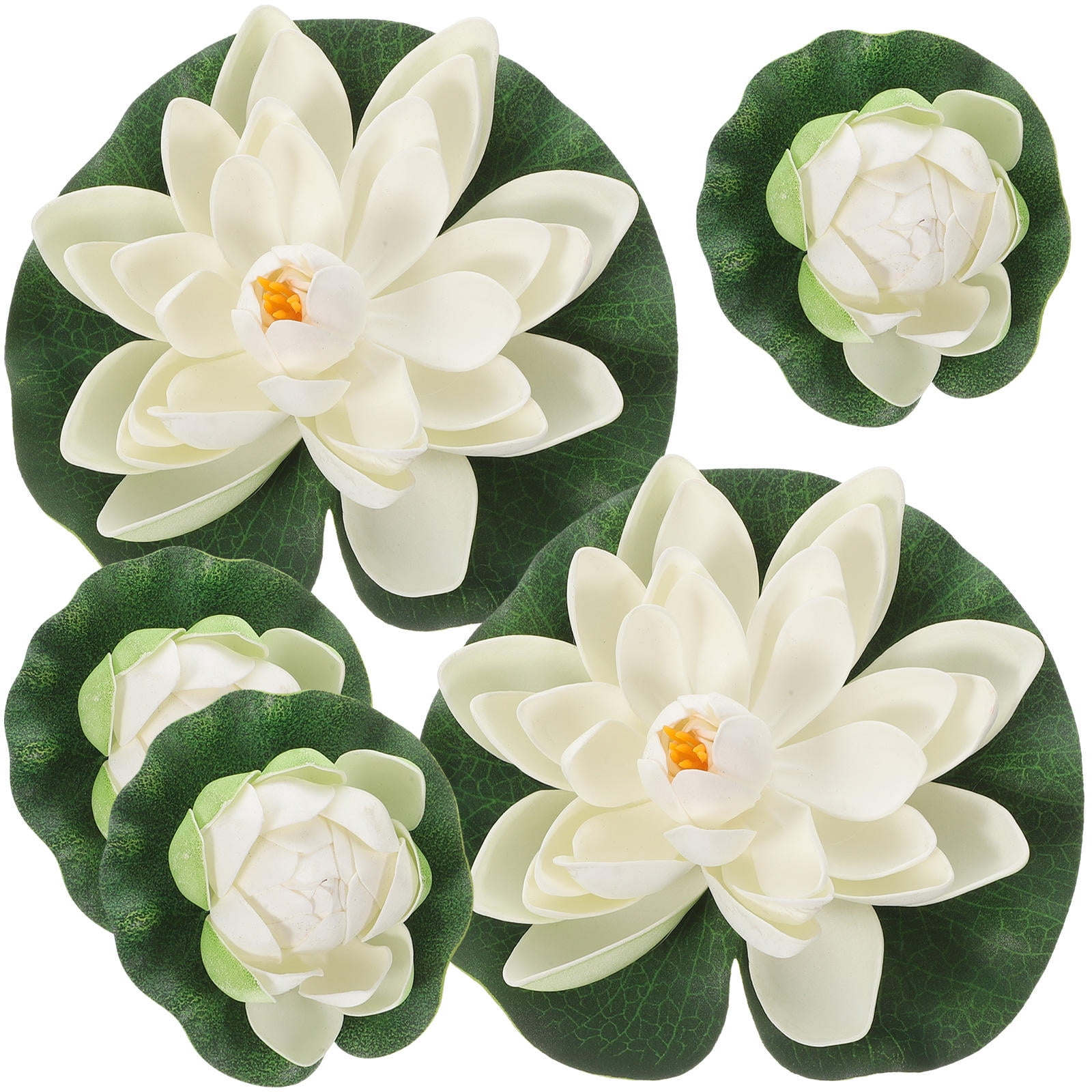 HAKIDZEL artificial water lillies Artificial Pond Plants Lotus Lilies ...
