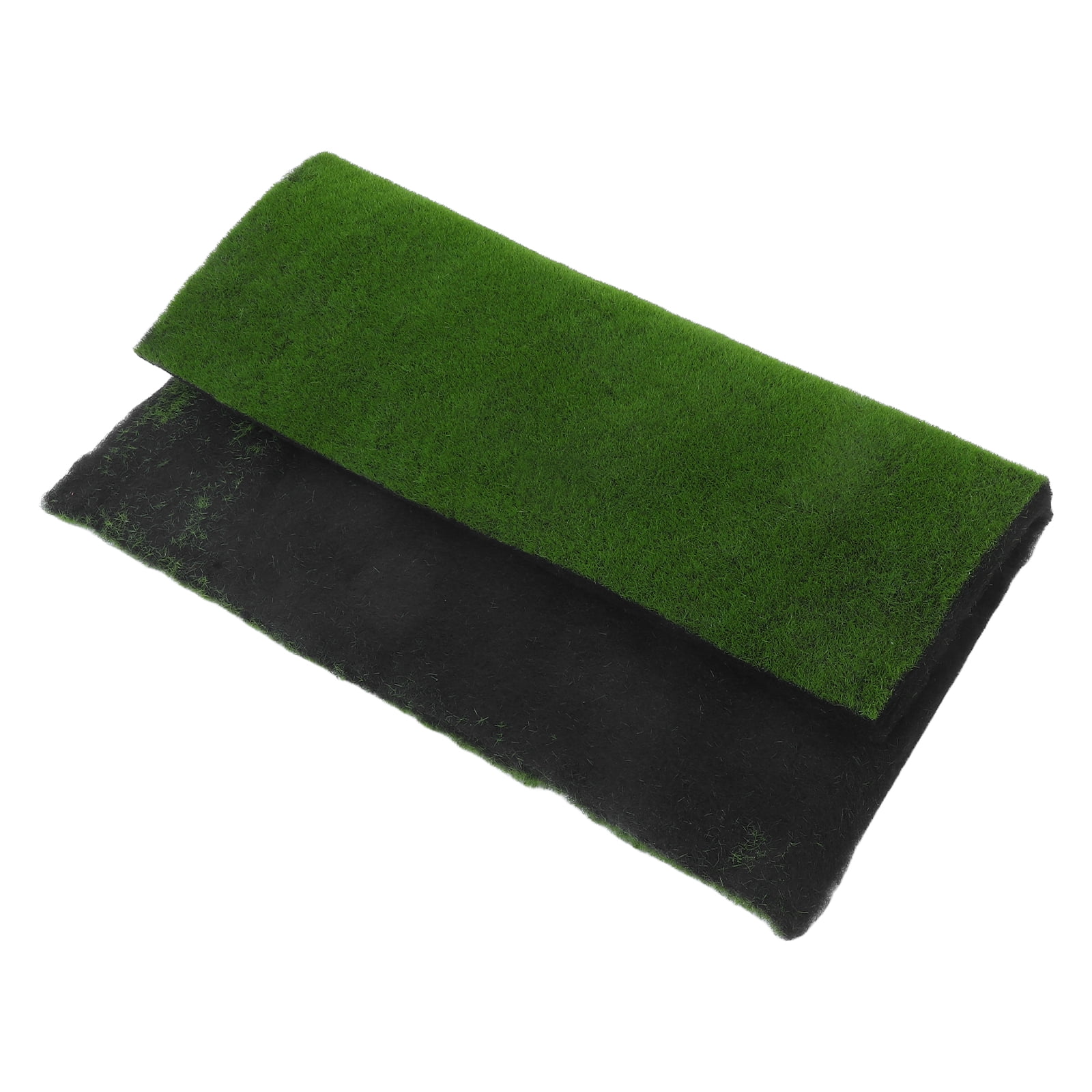 FRCOLOR Realistic Fake Grass Mat for Home Decor Durable Plastic Green ...
