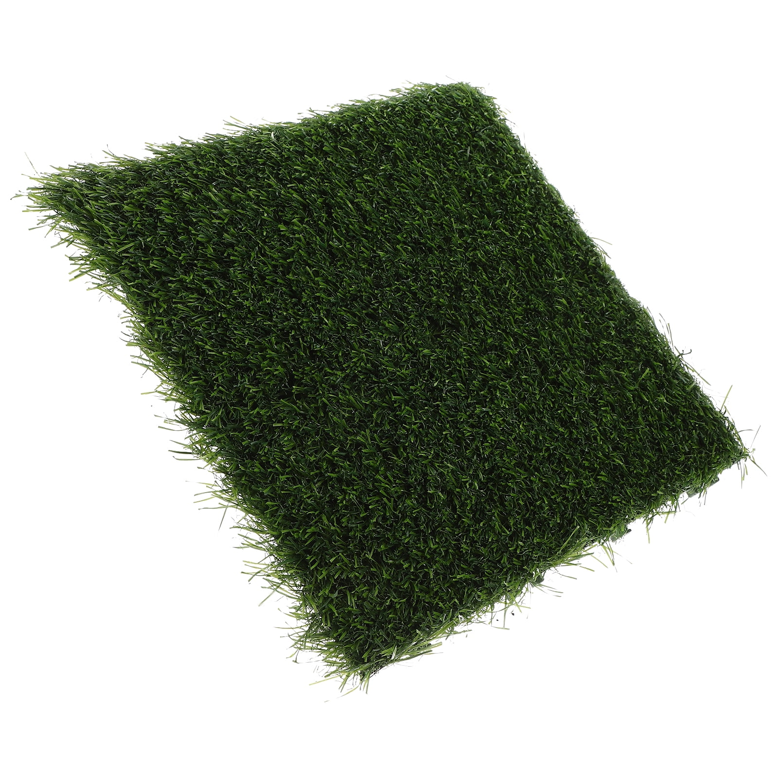 FRCOLOR Artificial Grass Tiles Outdoor Interlocking Turf Black Green ...