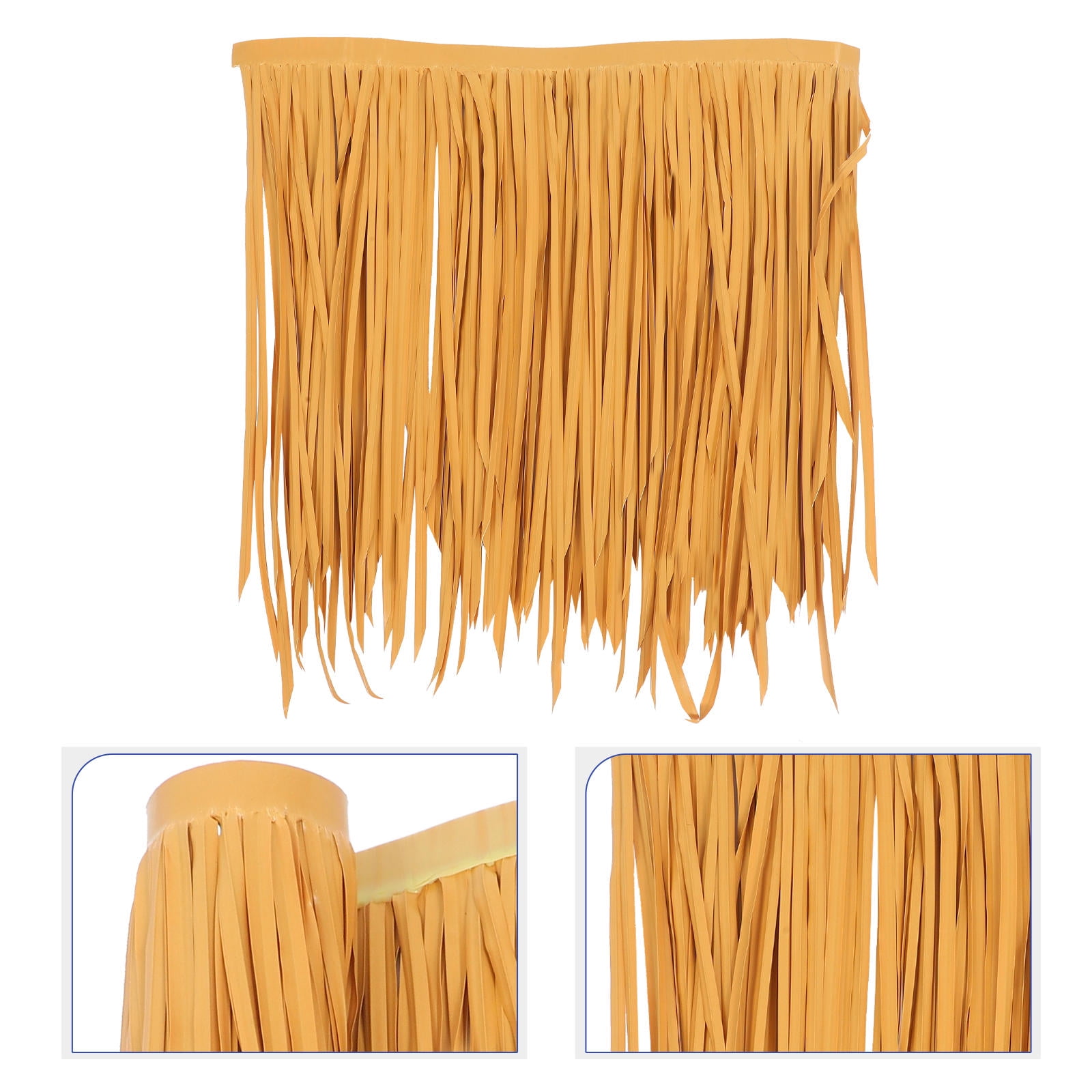 FRCOLOR Artificial Thatch Roofing Simulated Thatch Tile 50.00X50.00X1 ...