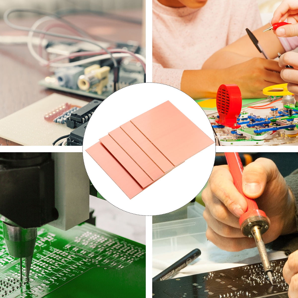 FRCOLOR Assorted Color Copper Circuit Board for Electrical Supply ...