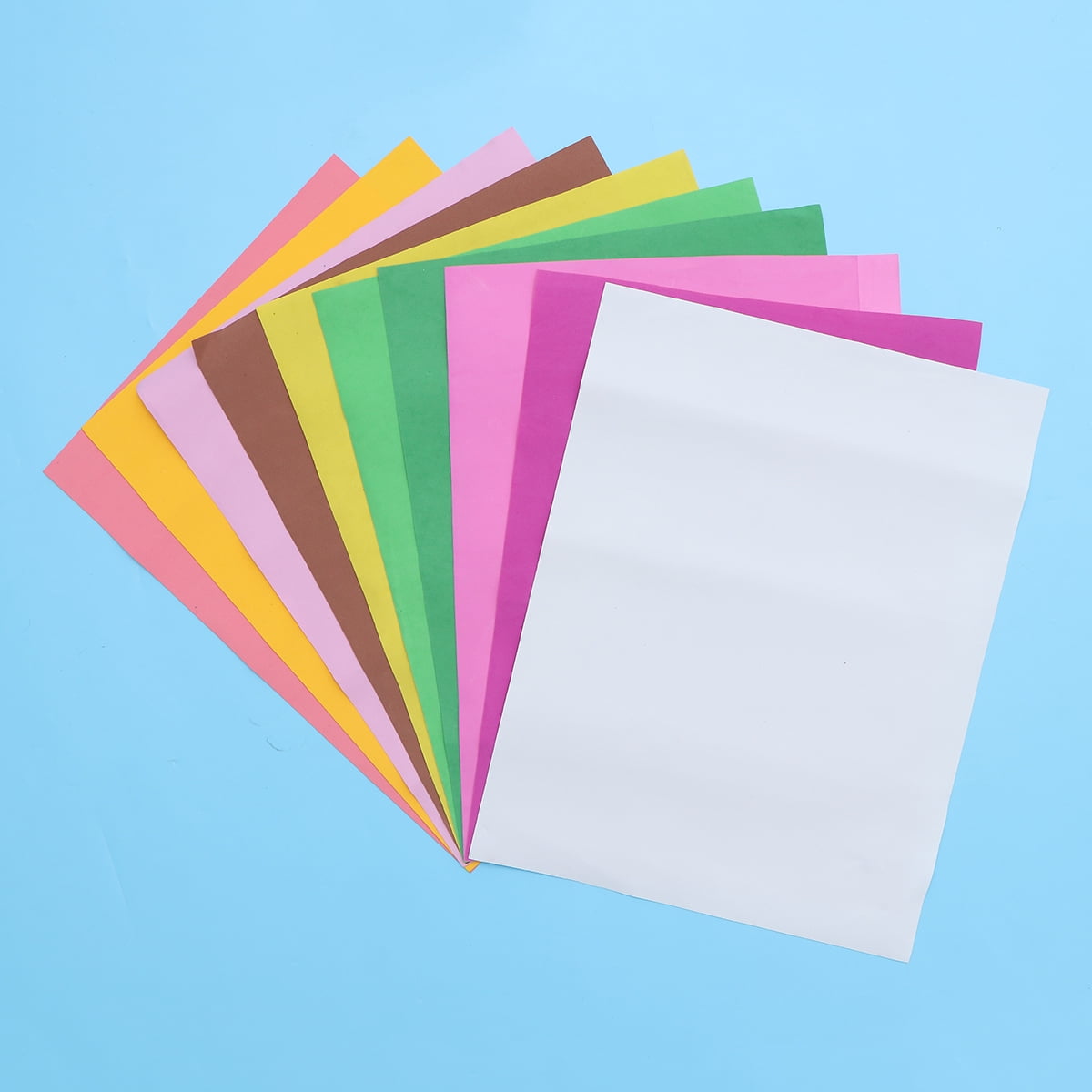 FRCOLOR Assorted Color EVA Foam Sponge Paper for DIY Craft Perfect for ...