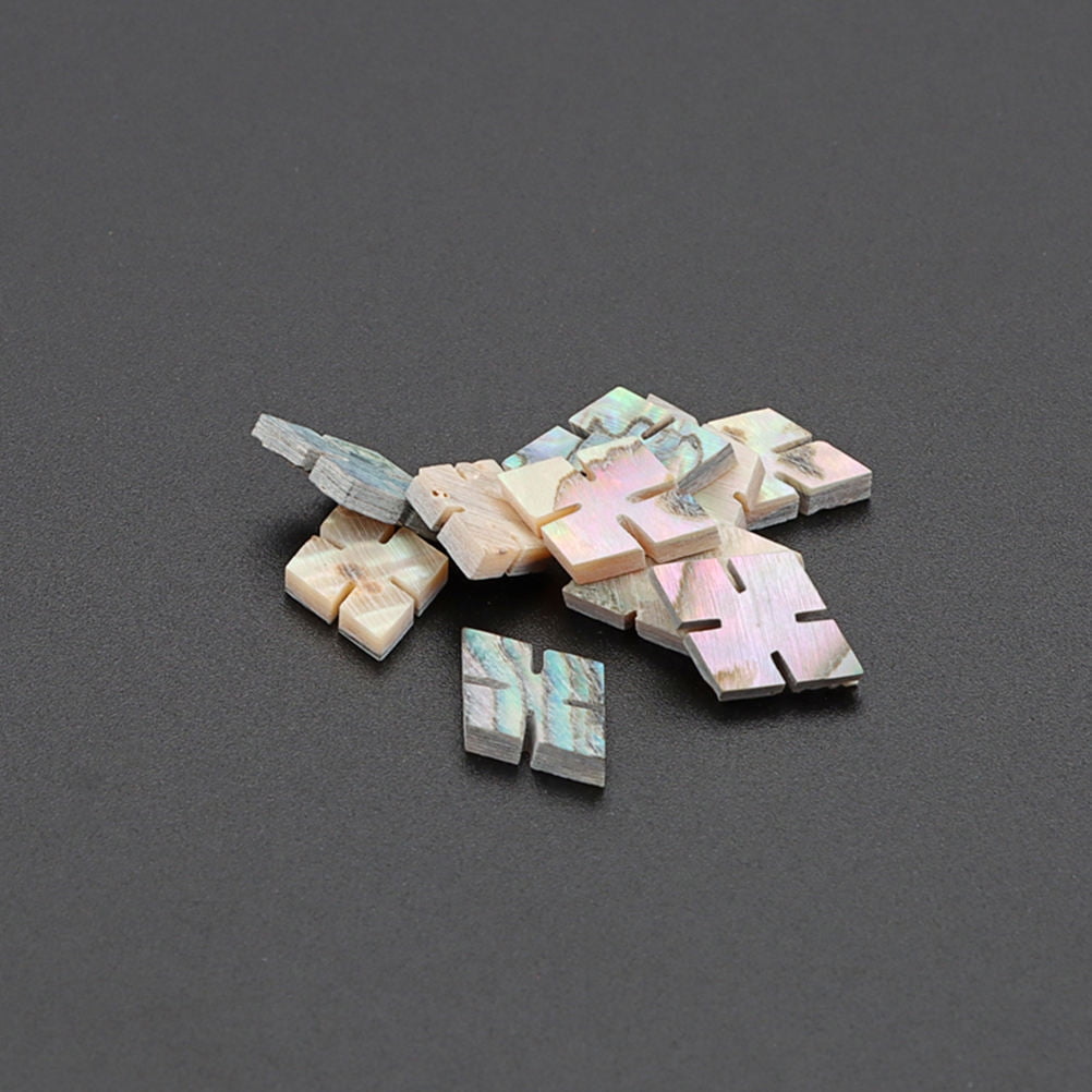 FRCOLOR Assorted Color Guitar Fretboard Markers Stickers Made of Shell ...