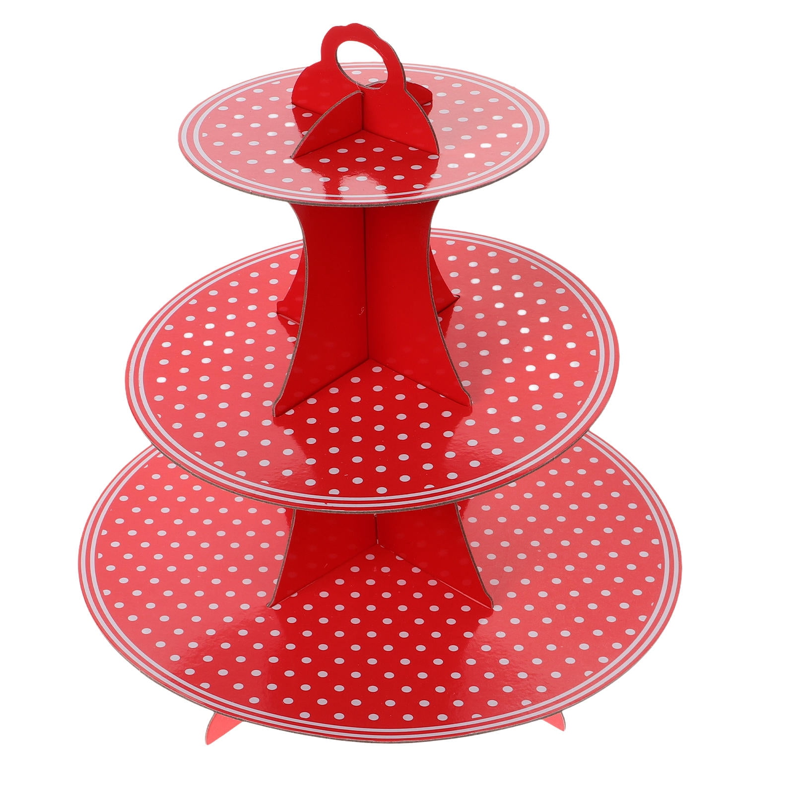 FRCOLOR Assorted Color Paper Cupcake Stand for Storage Lovely Design ...