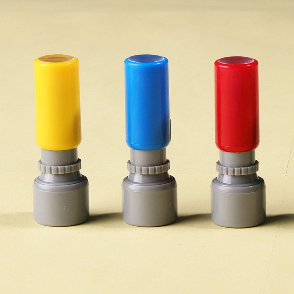 FRCOLOR Assorted Color Plastic Toy Stamps for Kids Playing and Art ...