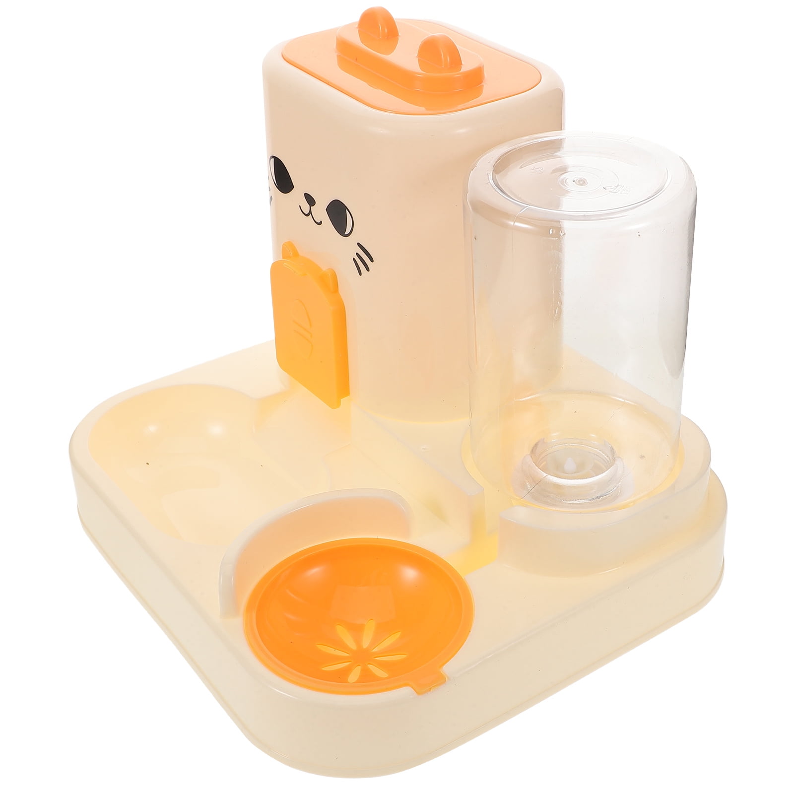 FRCOLOR Automatic Cat Food And Water Dispenser Set 2 In 1 Gravity Pet ...
