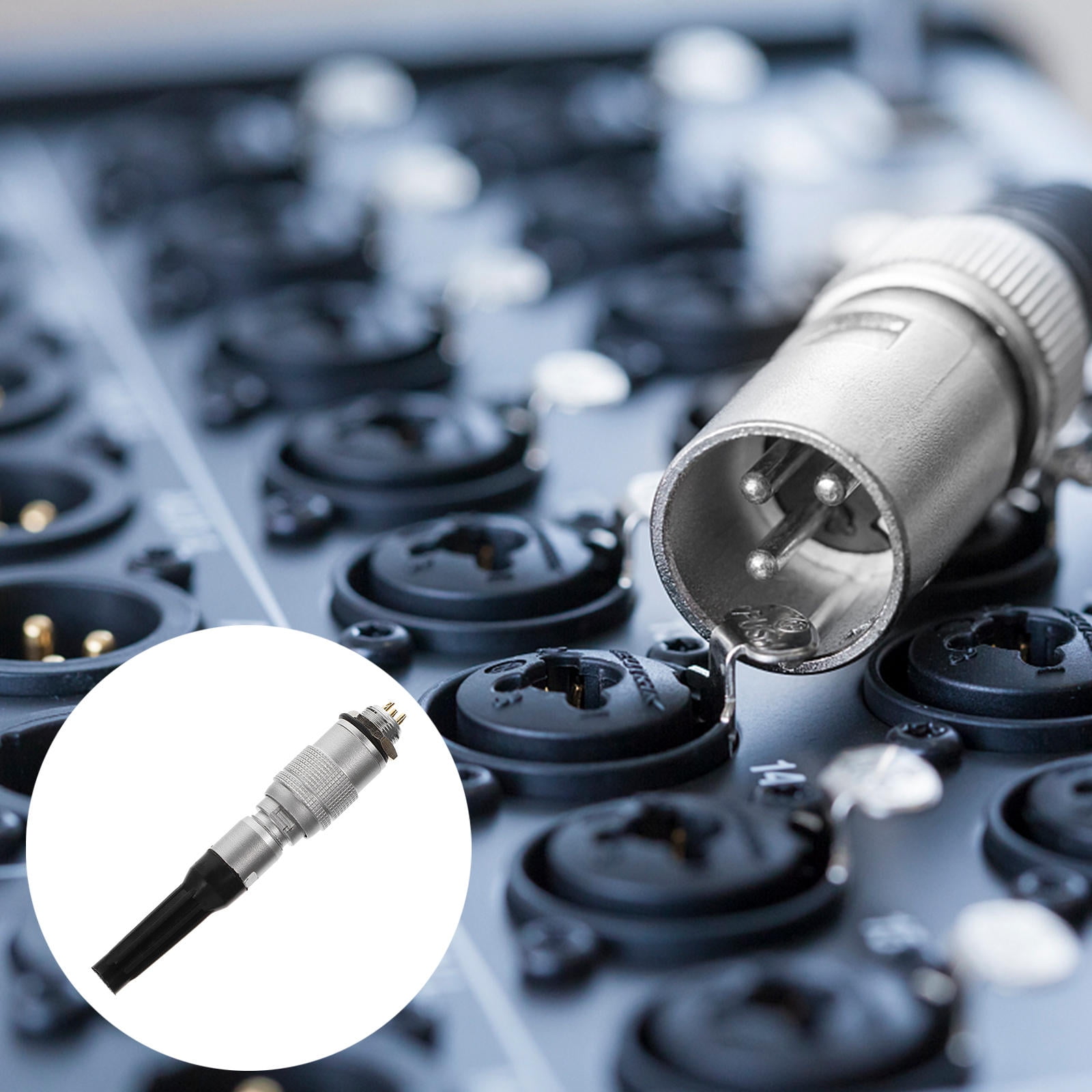 FRCOLOR Aviation Circular Connector YC8 Aviation Plug Connector Socket ...