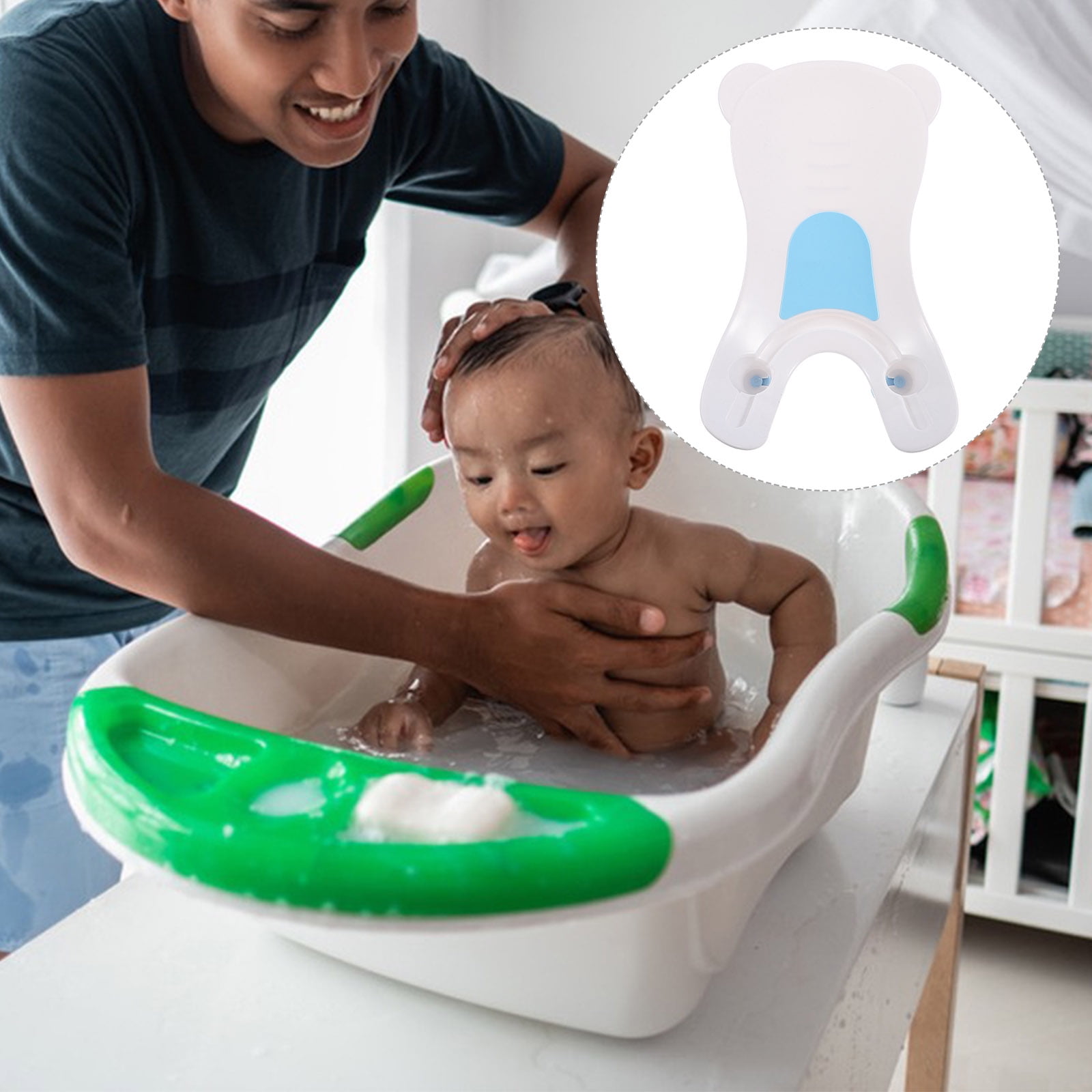 FRCOLOR Baby Wash Basin Portable Sink Baby Bathtub Comfortable Basin ...