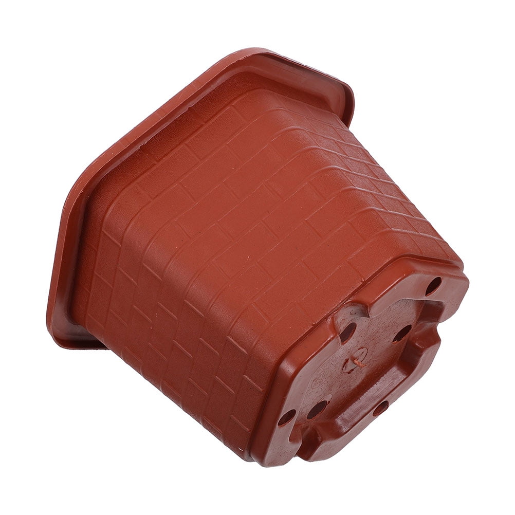 FRCOLOR Balcony Yard Plant Pots Hexagon Shaped Plastic Containers for ...