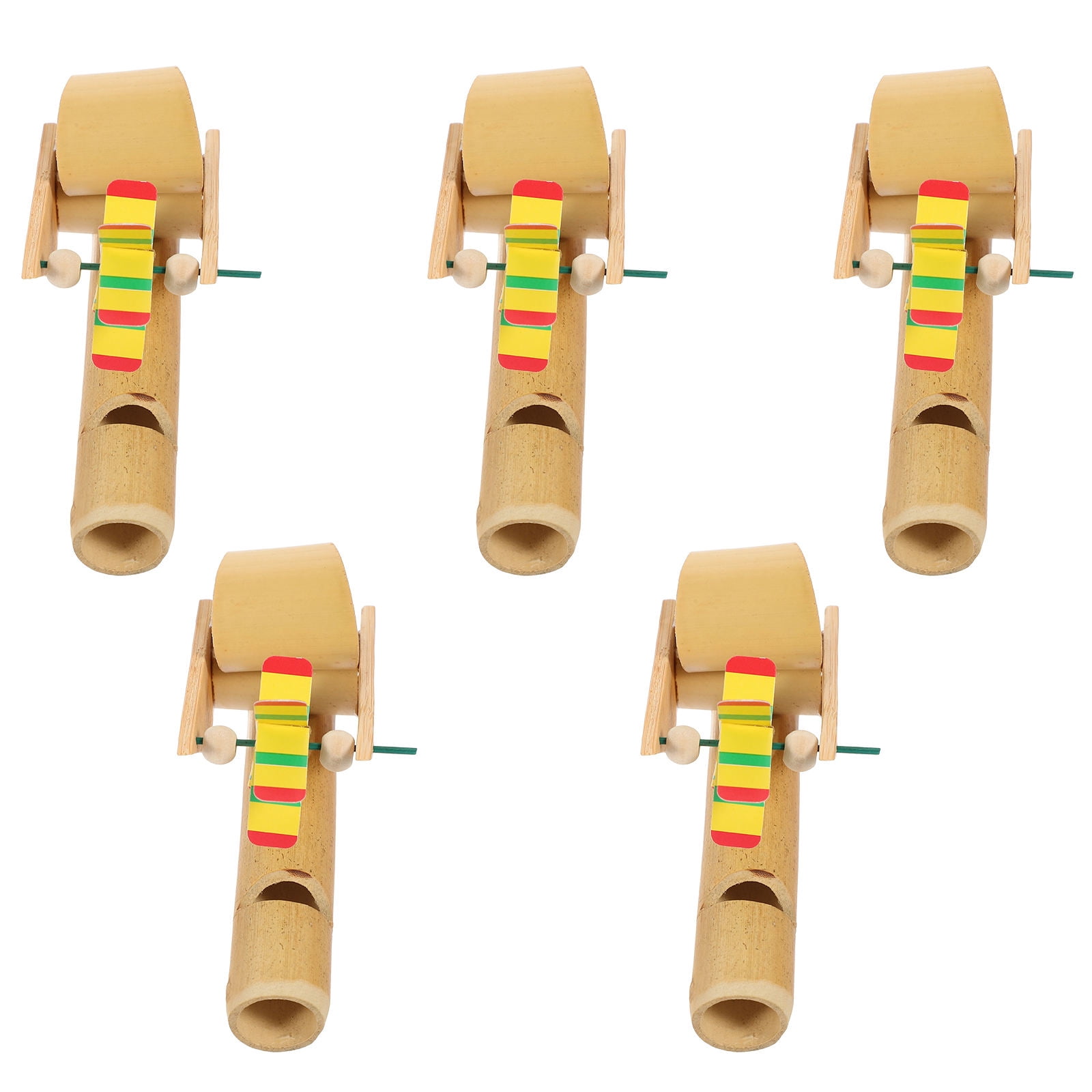 FRCOLOR Bamboo Flute Bird Whistle Toy for Playing with Assorted Color ...