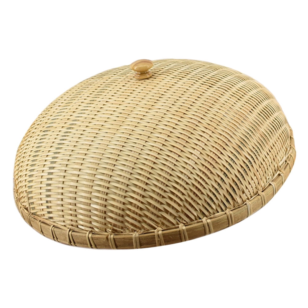 FRCOLOR Bamboo Woven Food Cover 1Pc Kitchen Food Cover Bamboo woven ...