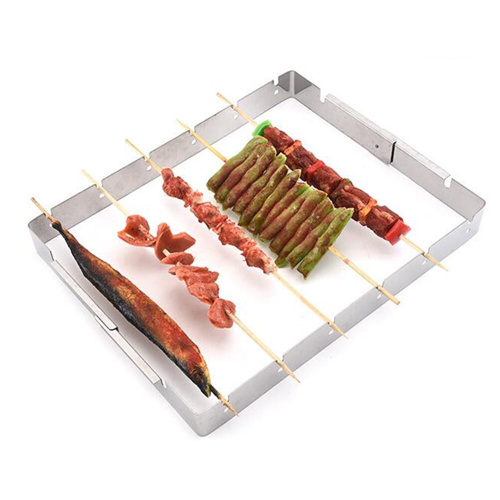 FRCOLOR Barbecue Accessories Stainless Steel Grill Outdoor Portable ...