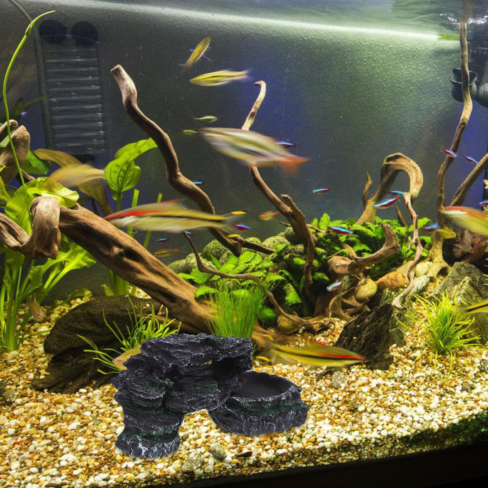 FRCOLOR Basking Rock For Turtle Tank Turtle Tank Basking Platform ...