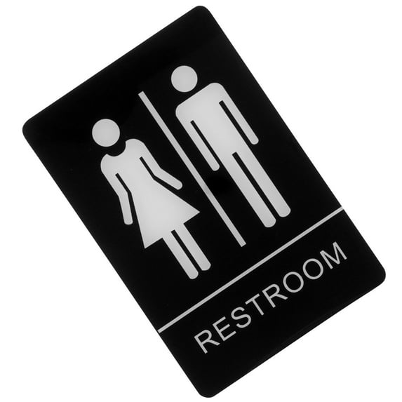 FRCOLOR Bathroom Organizers Toilet Sign Office Restroom Sign Men and ...